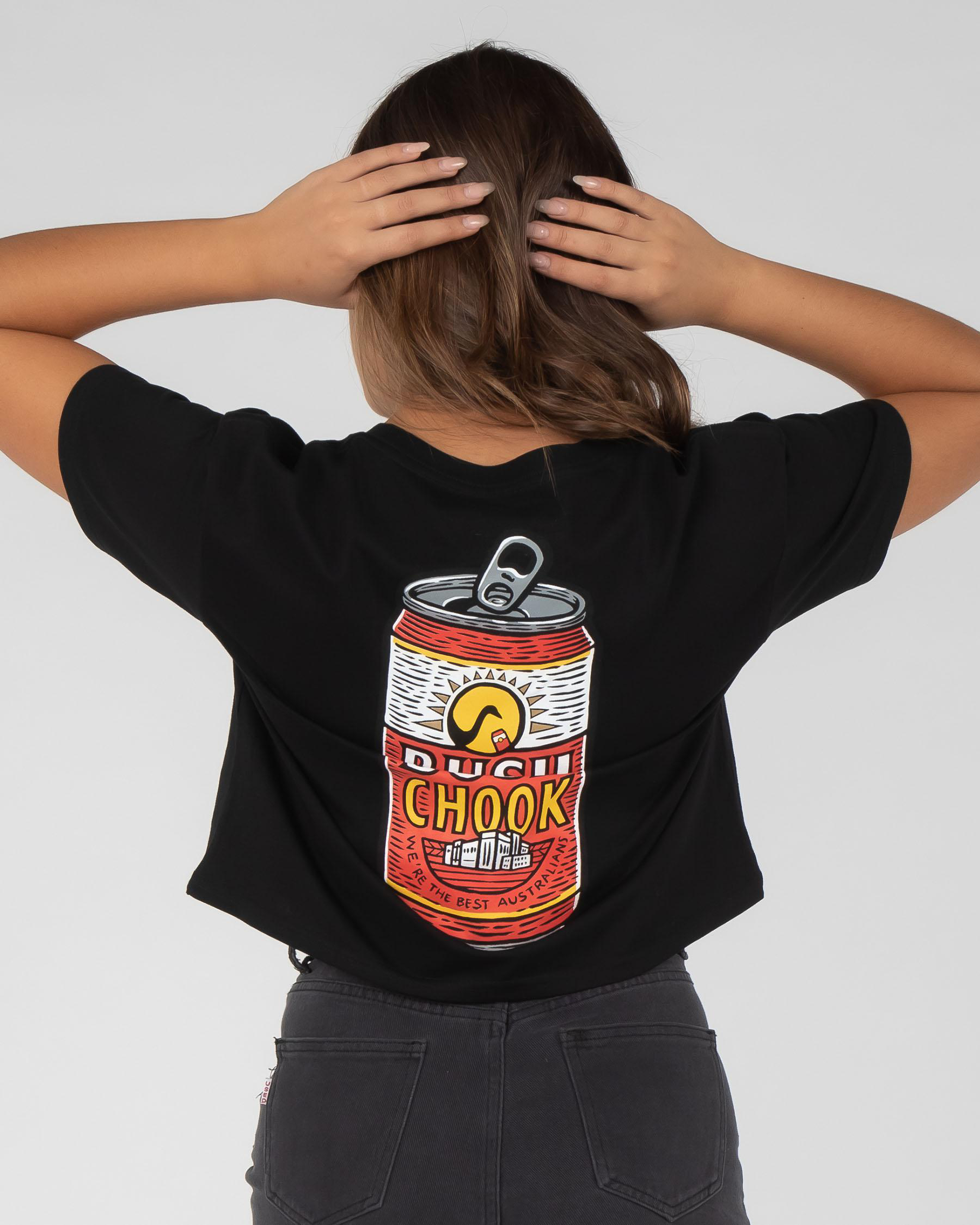 Shop Bush Chook Chook Relief T-Shirt In Black - Fast Shipping & Easy ...
