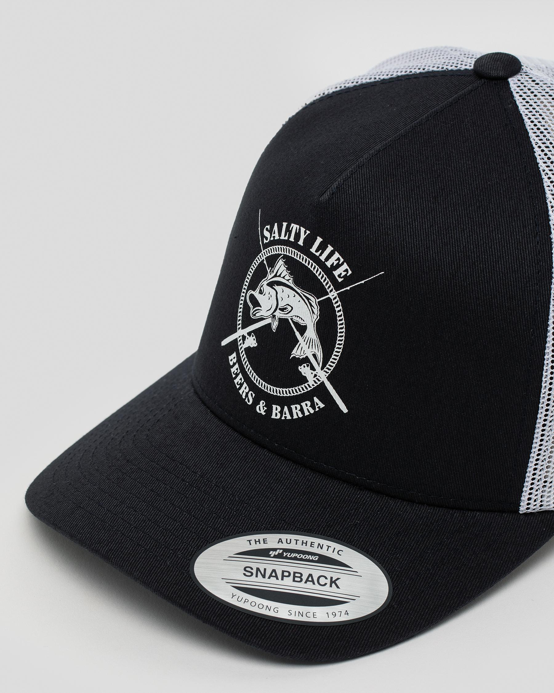 Shop Salty Life Catch Trucker Cap In Navy - Fast Shipping & Easy ...