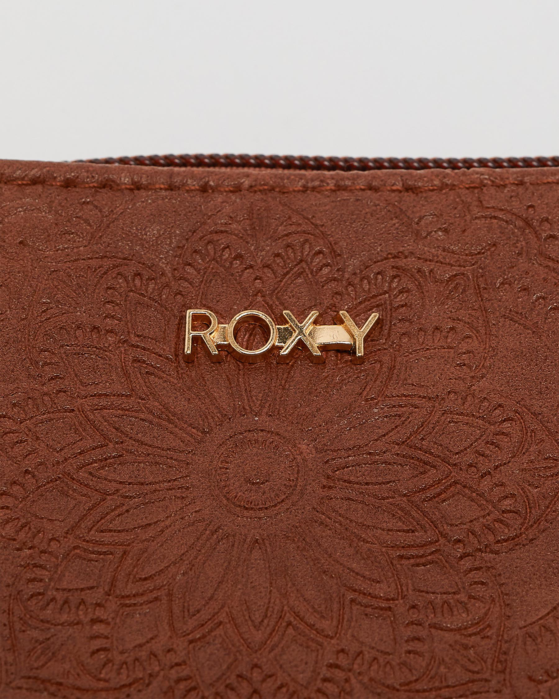 Shop Roxy Live In Wonder Coin Purse In Rustic Brown - Fast Shipping ...