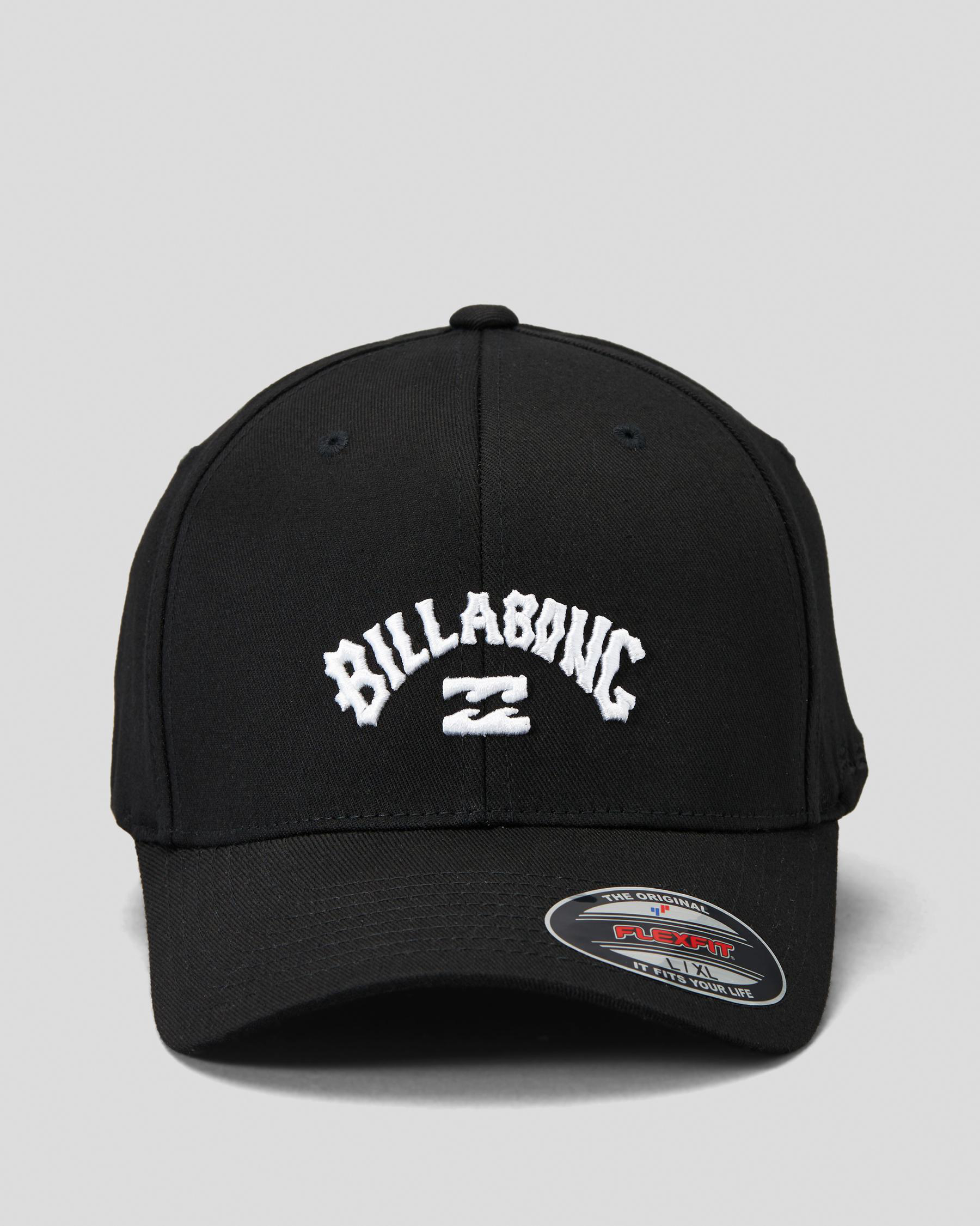 Shop Billabong Arch Flexfit Cap In Black - Fast Shipping & Easy Returns ...