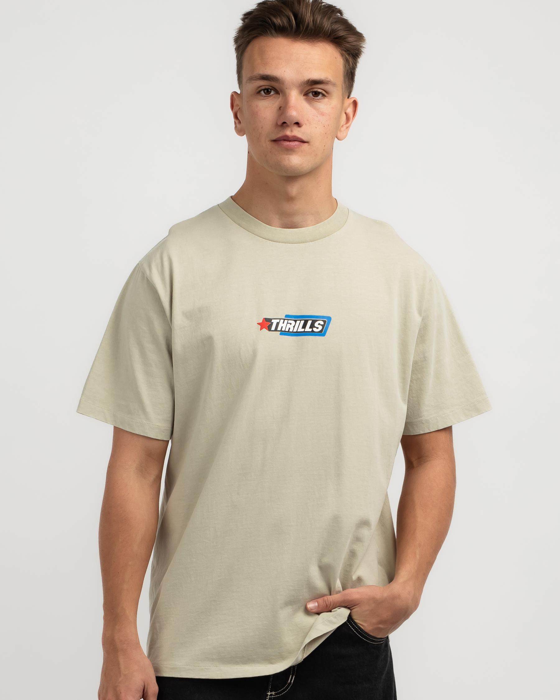 Shop Thrills Lockstar T-Shirt In Stone - Fast Shipping & Easy Returns ...
