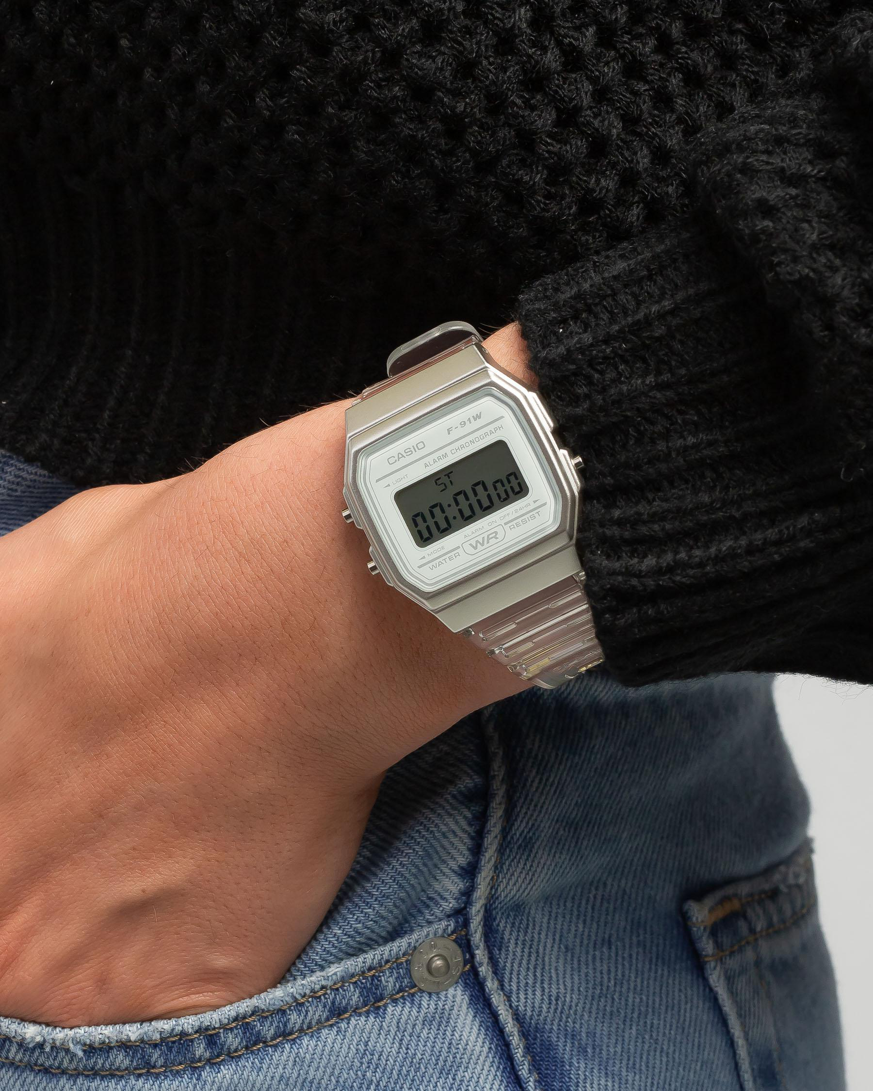 Shop Casio Standard Watch In Clear - Fast Shipping & Easy Returns ...