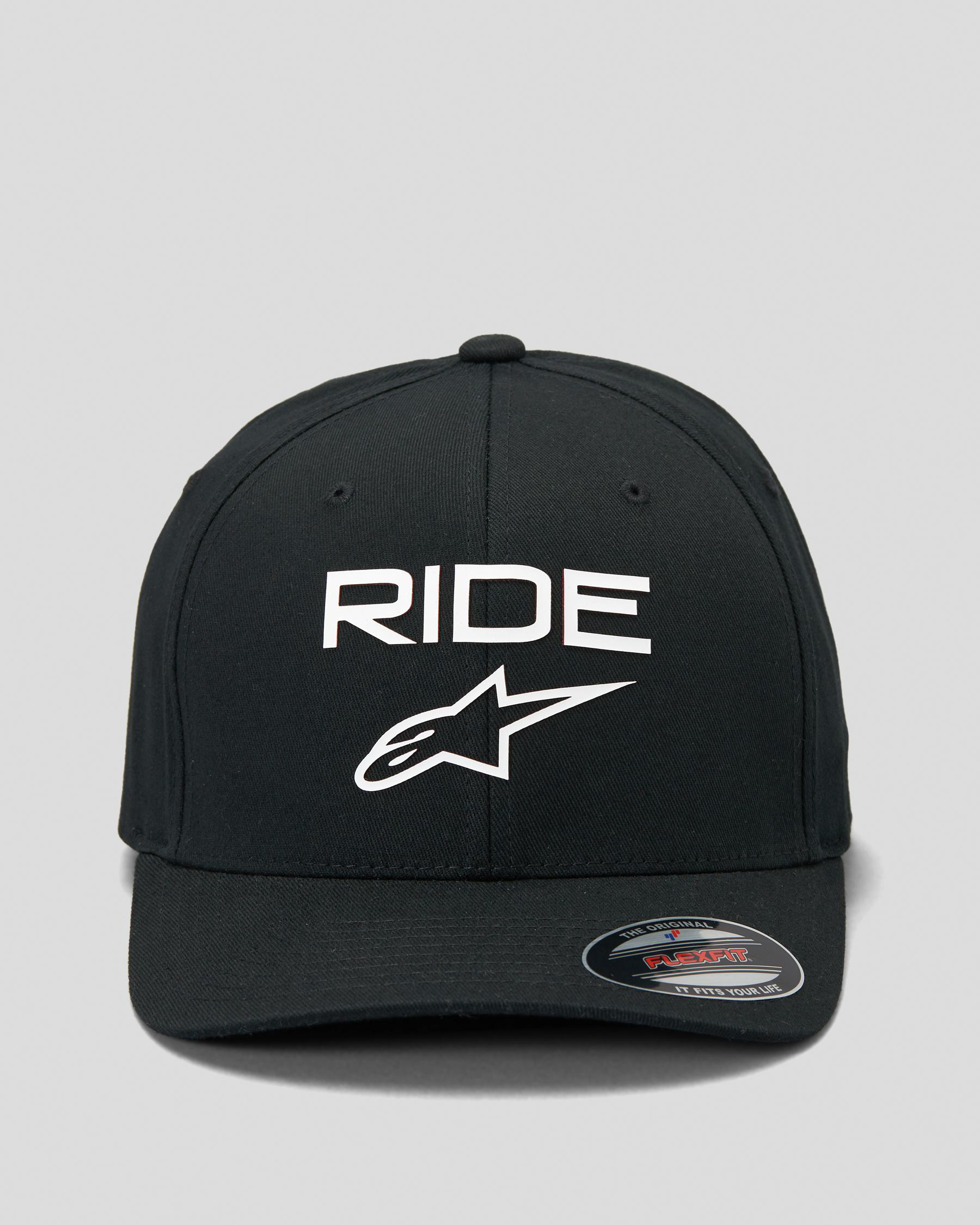 Shop Alpinestars Ride Transfer Cap In Black/white - Fast Shipping ...
