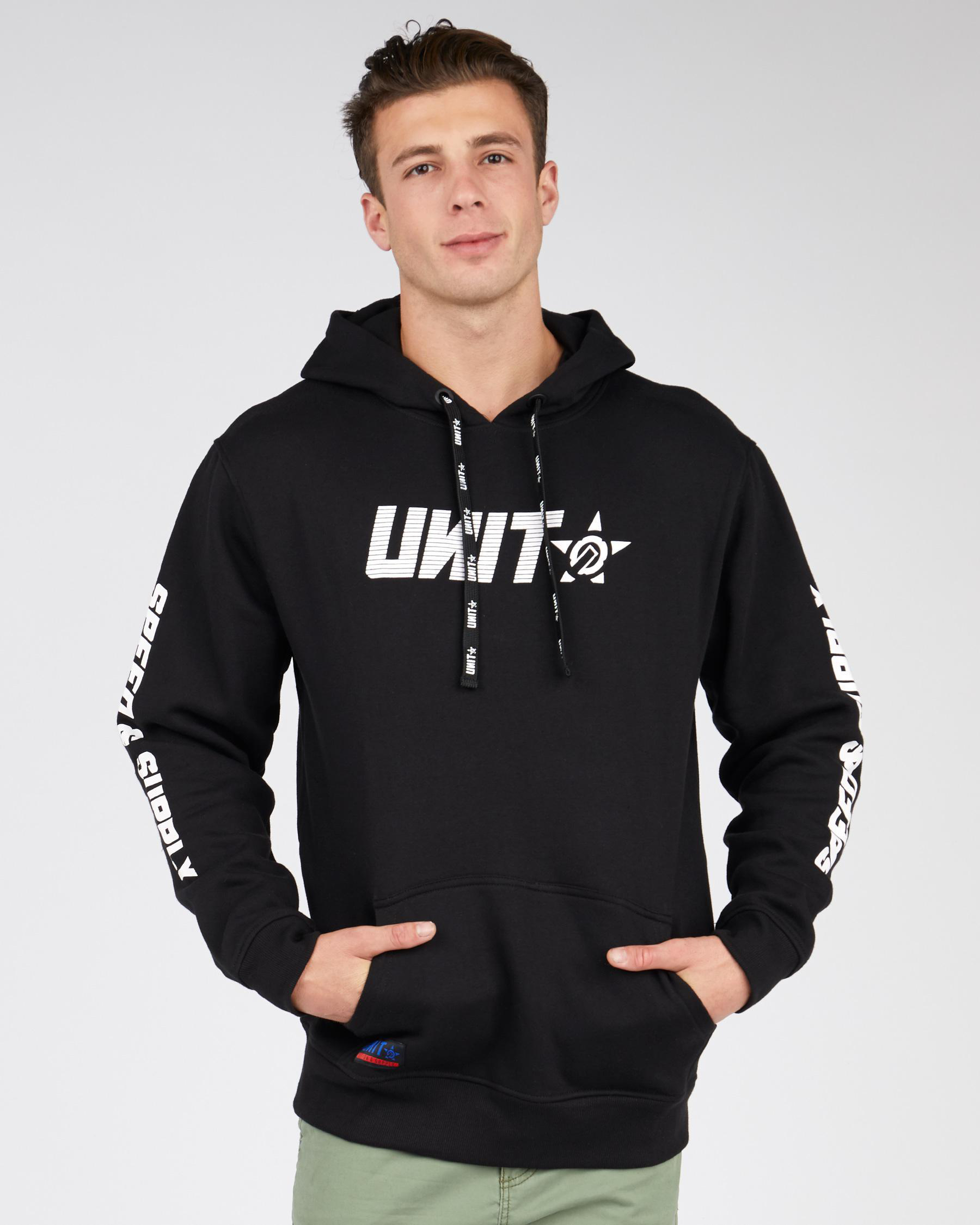 Shop Unit Fast Track Hoodie In Black - Fast Shipping & Easy Returns ...