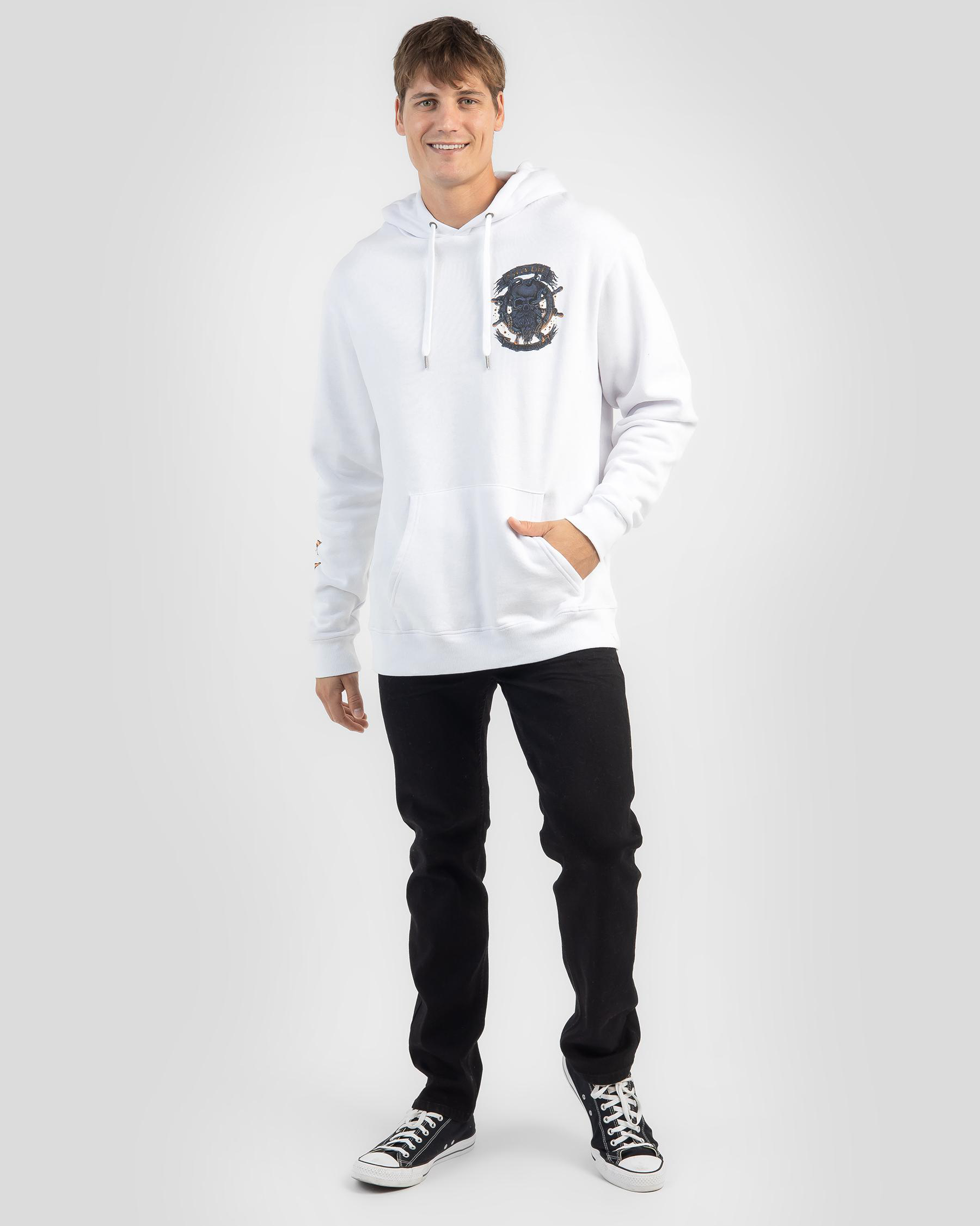 Shop Salty Life Sea Devil Hoodie In White - Fast Shipping & Easy ...