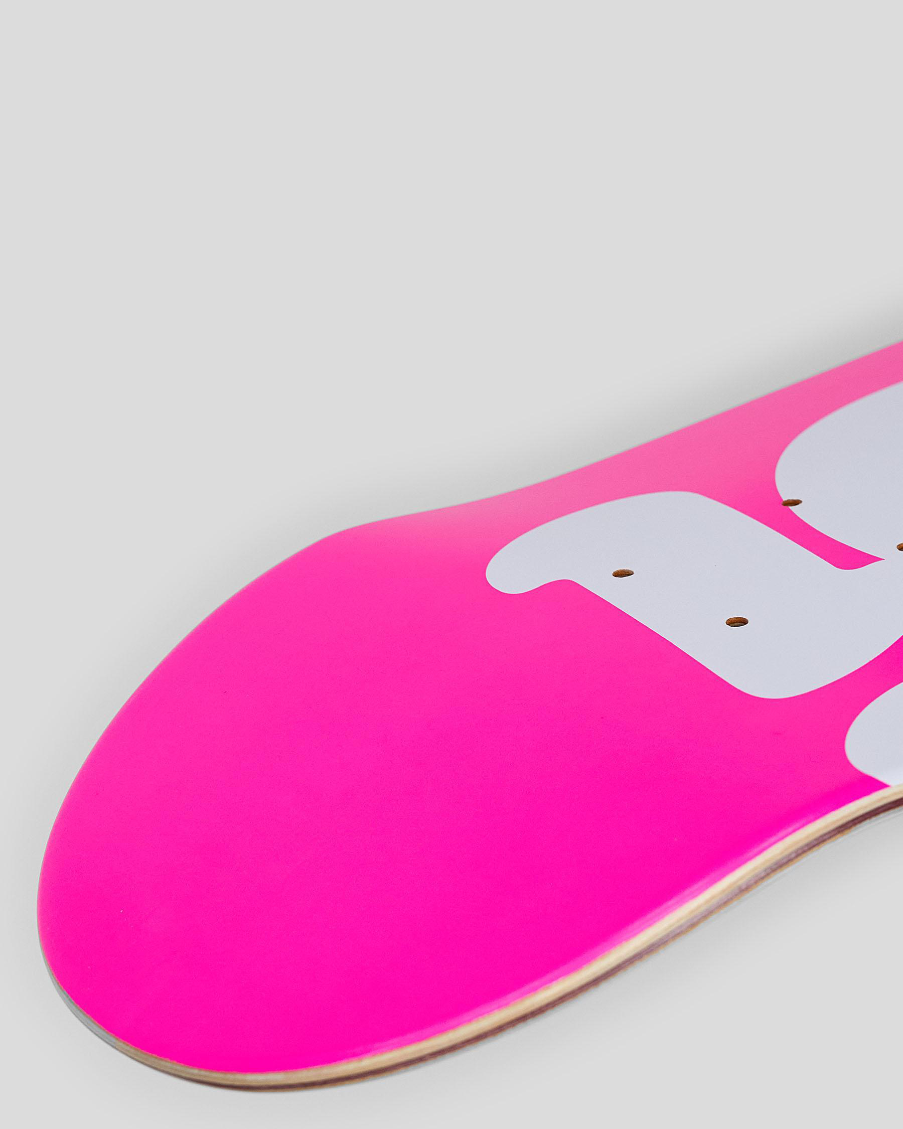 Shop Enjoi Flocked 8.0" Skateboard Deck In Pink - Fast Shipping & Easy ...