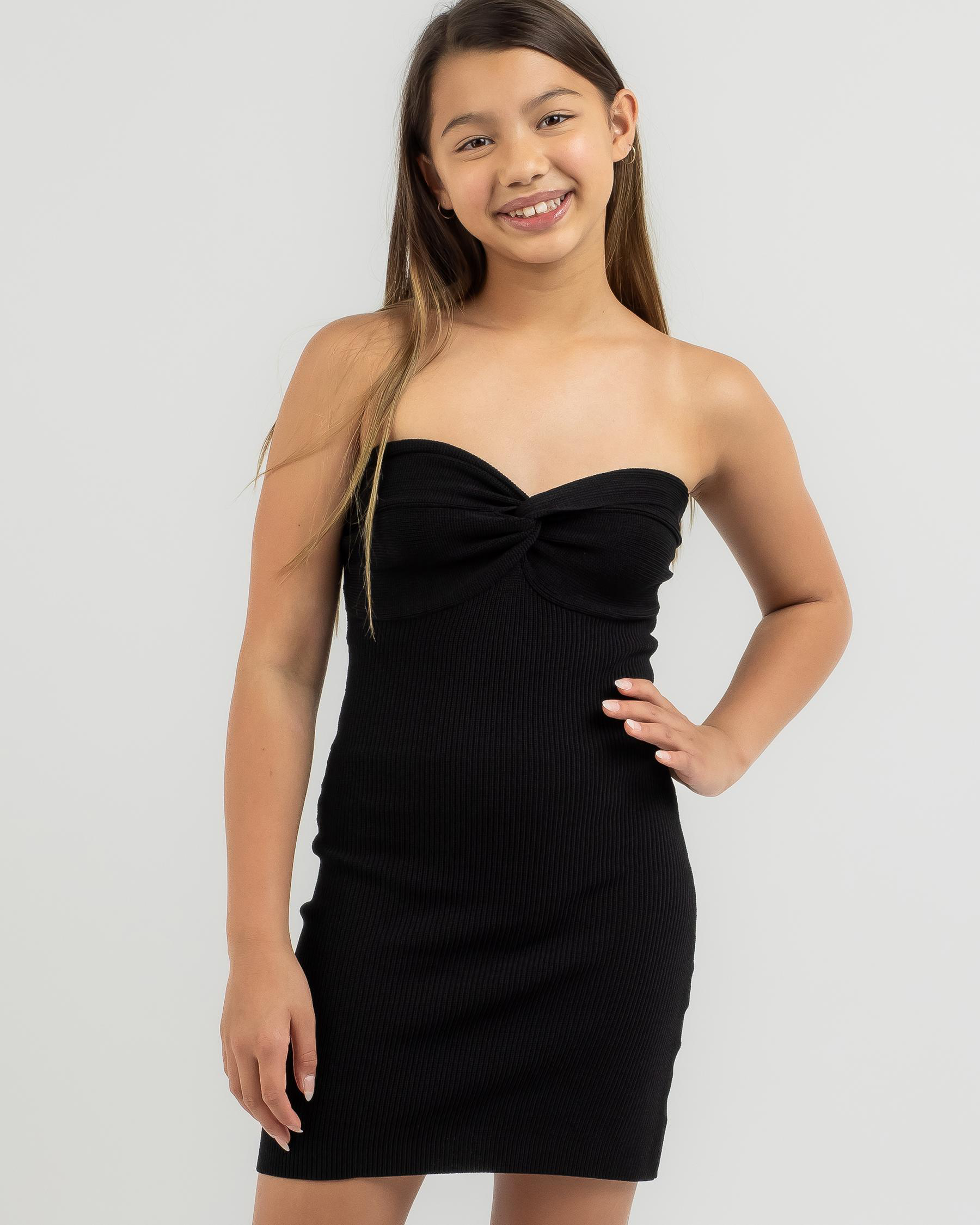 Shop Ava And Ever Girls' Bianca Dress In Black - Fast Shipping & Easy ...