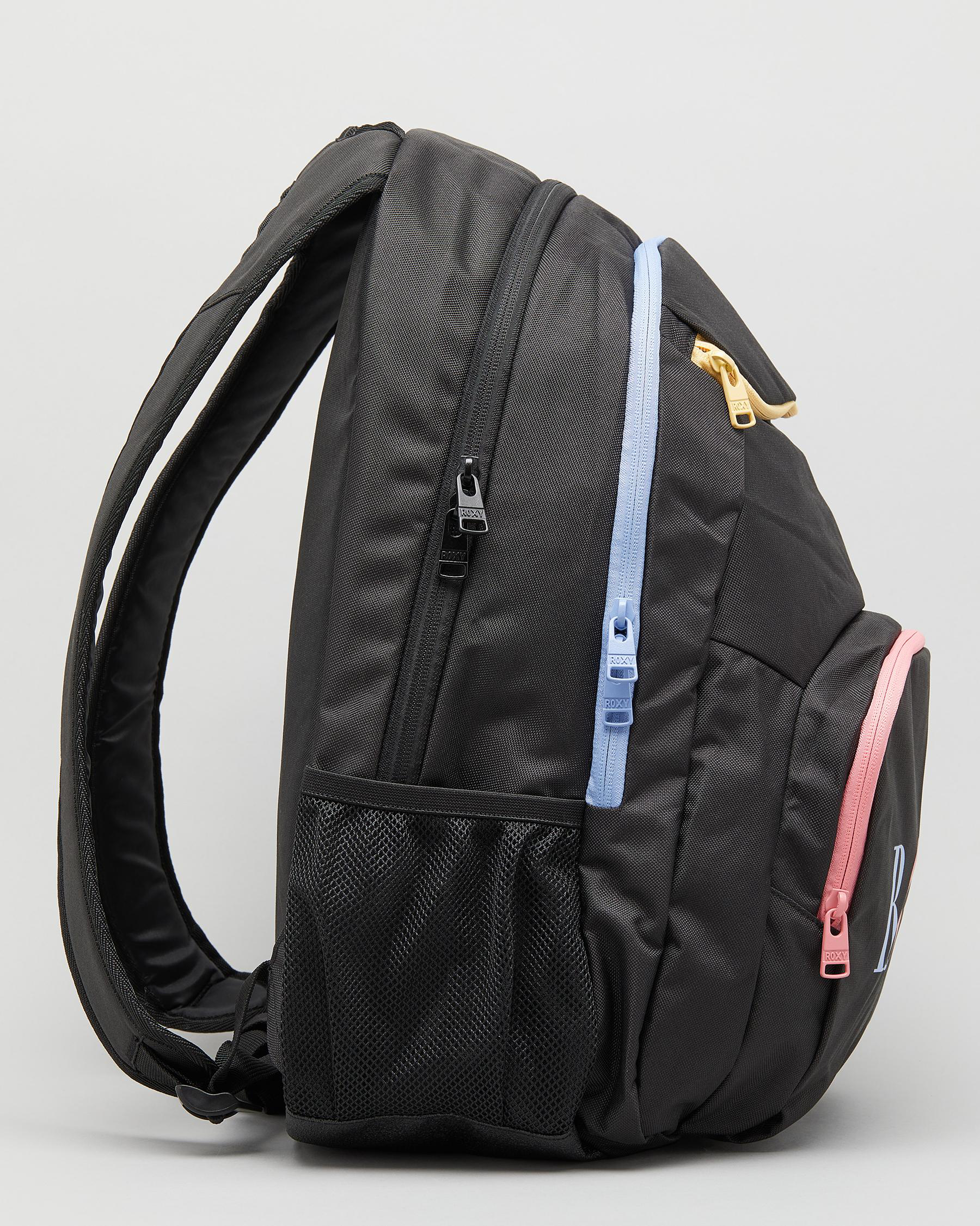 Shop Roxy Shadow Swell Backpack In Anthracite - Fast Shipping & Easy ...