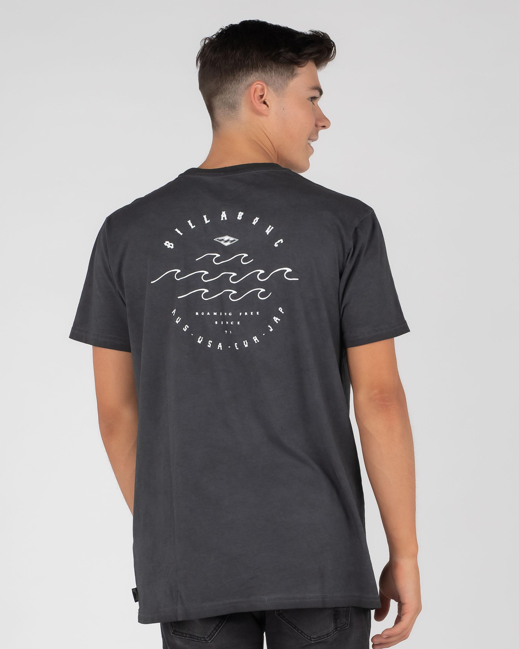 Shop Billabong Wavy Davy T-Shirt In Black - Fast Shipping & Easy ...