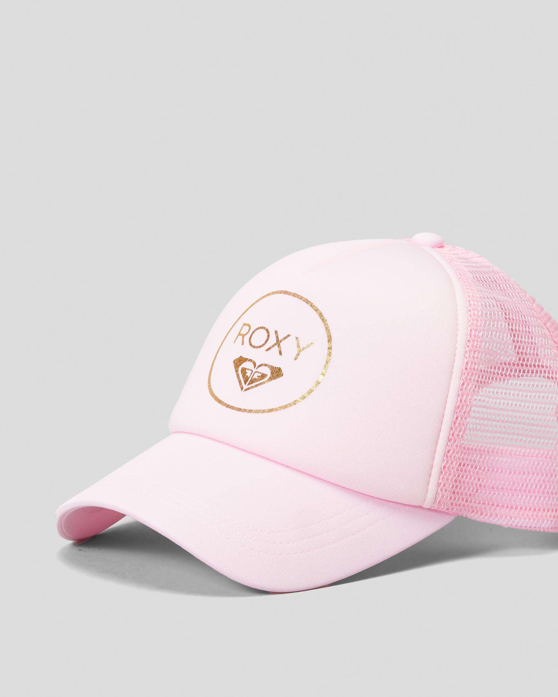 Shop Roxy Brennan Trucker Cap In Pirouette - Fast Shipping & Easy ...
