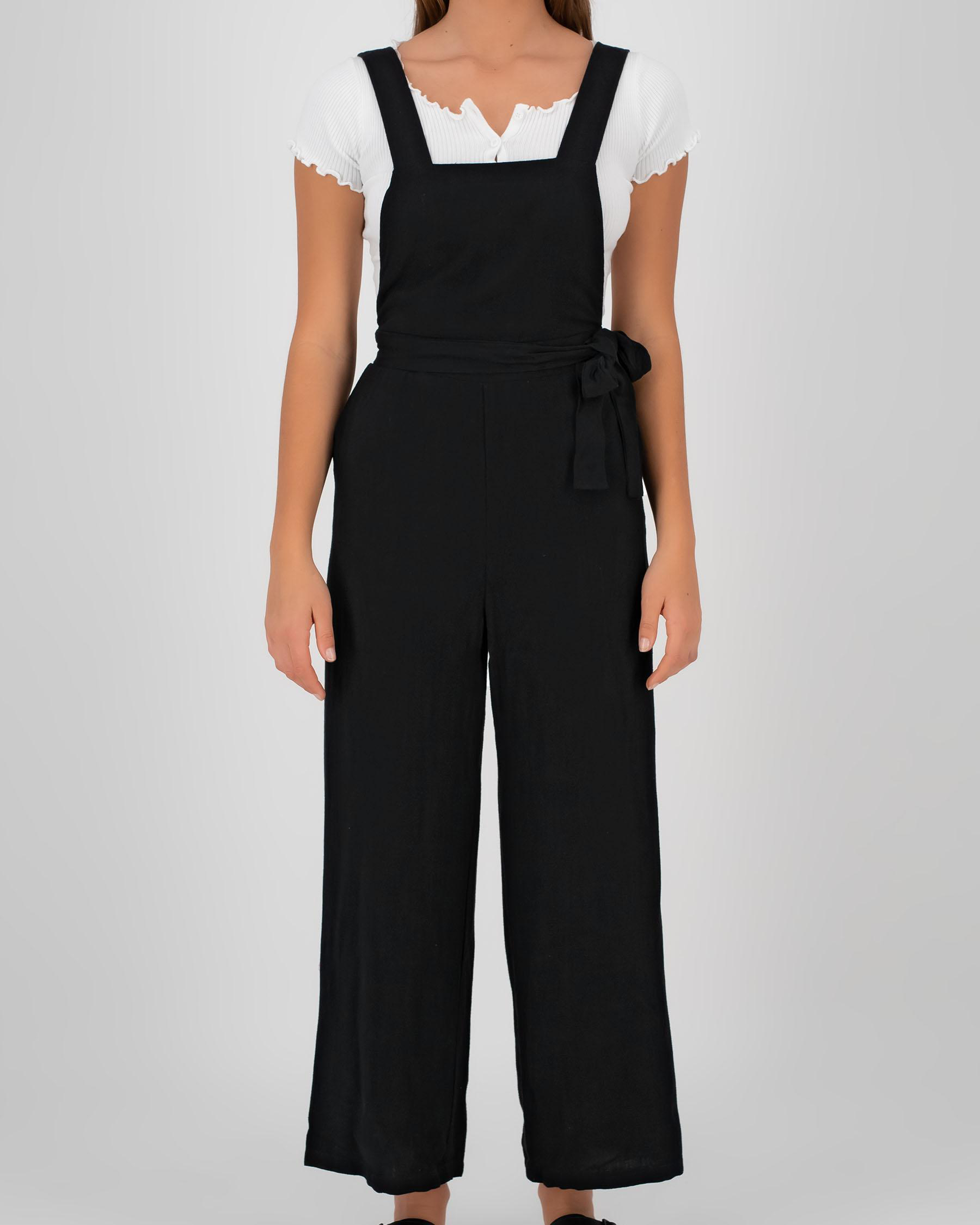 Shop Mooloola Maldives Overalls In Black - Fast Shipping & Easy Returns ...