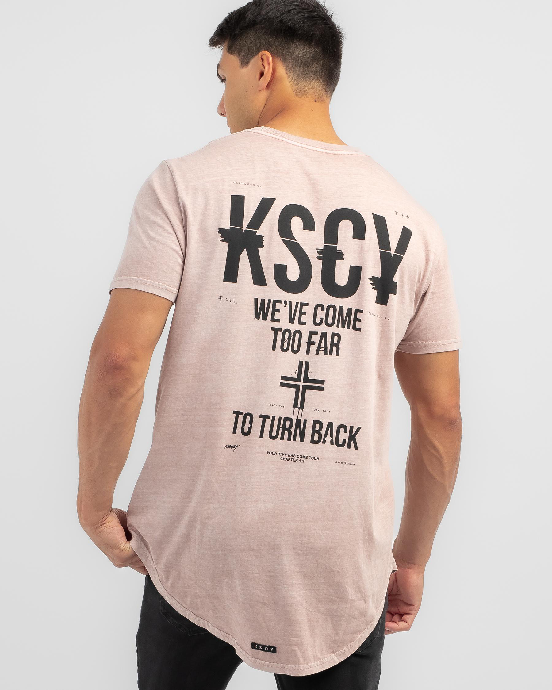 Shop Kiss Chacey The Darkside Dual Curved T-Shirt In Sphinx - Fast ...