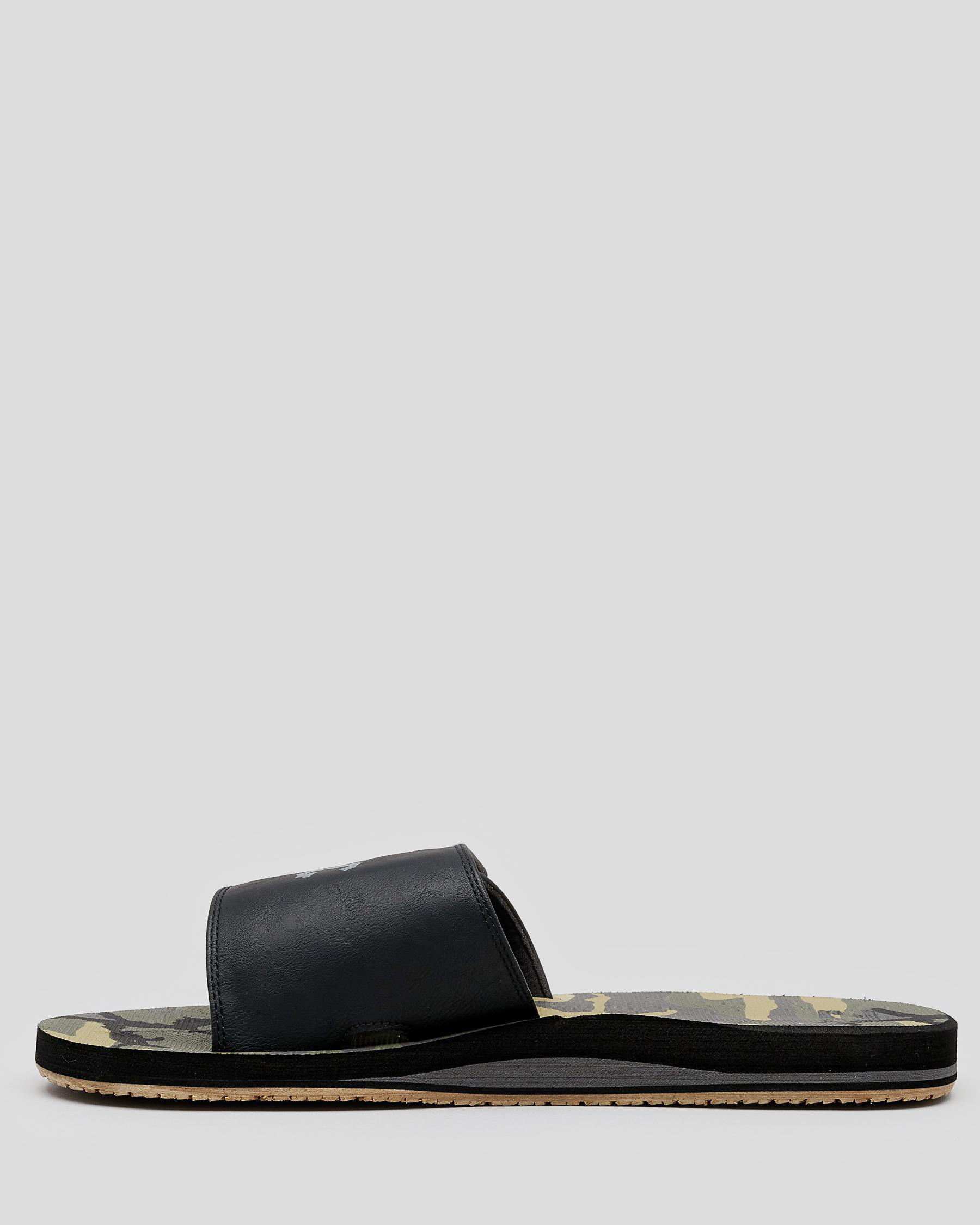 Shop Billabong All Day Impact Slides In Camo - Fast Shipping & Easy ...