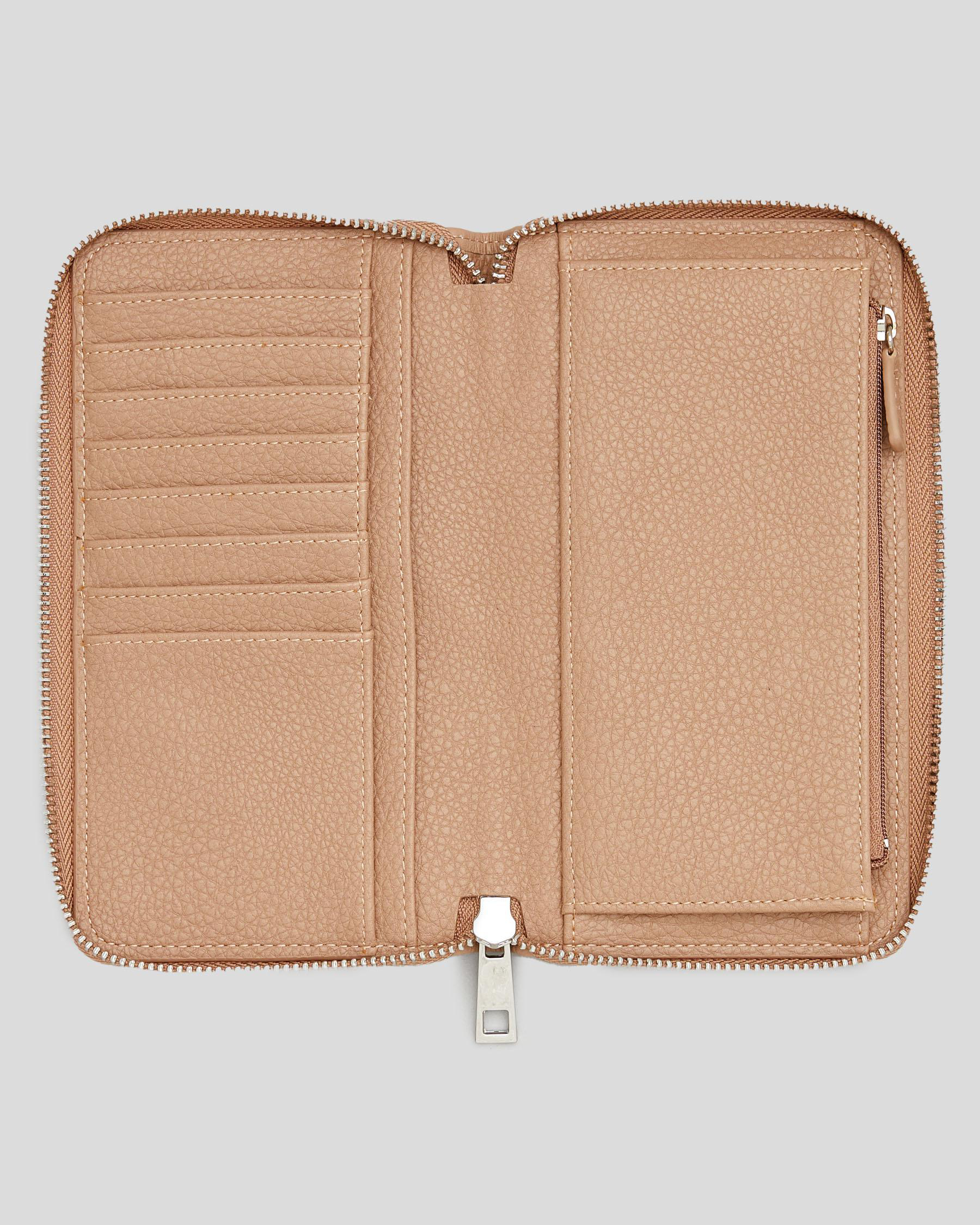 Shop Rusty Grace Leather Wallet In Latte - Fast Shipping & Easy Returns ...