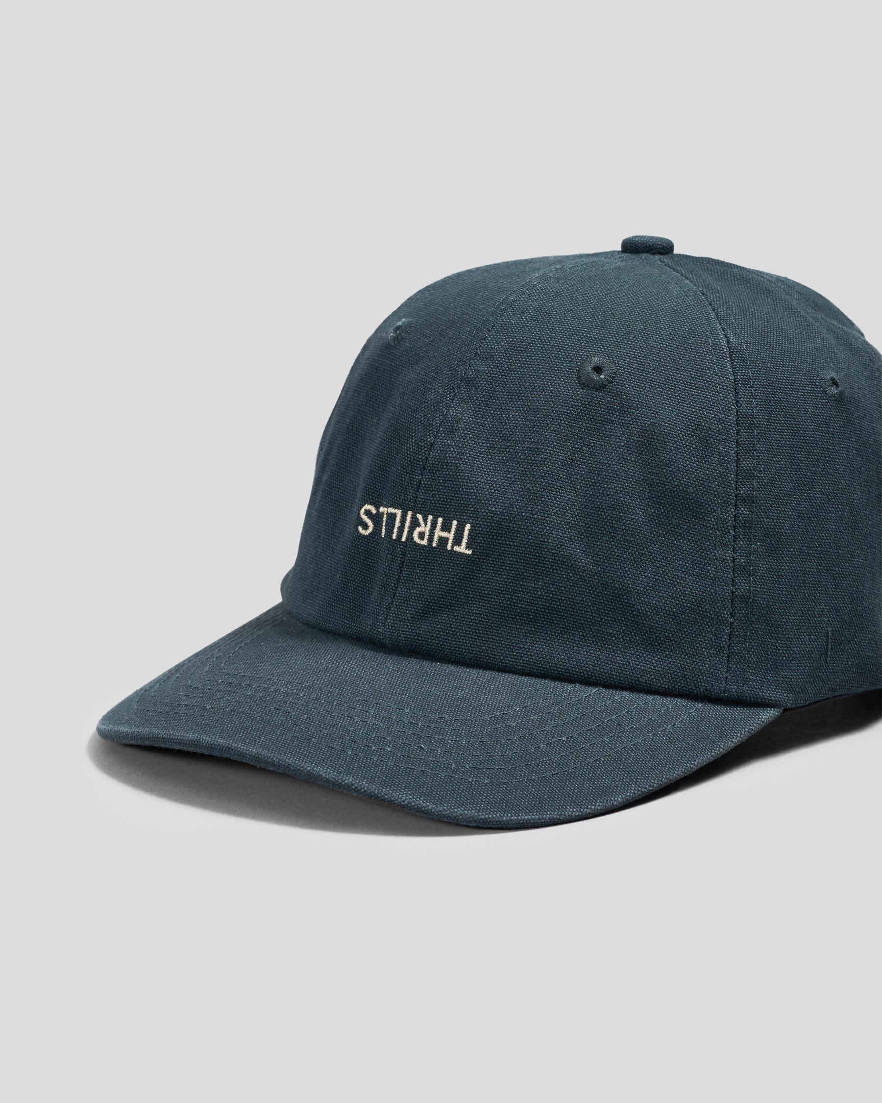 Shop Thrills Minimal 6 Panel Cap In Dark Slate - Fast Shipping & Easy ...