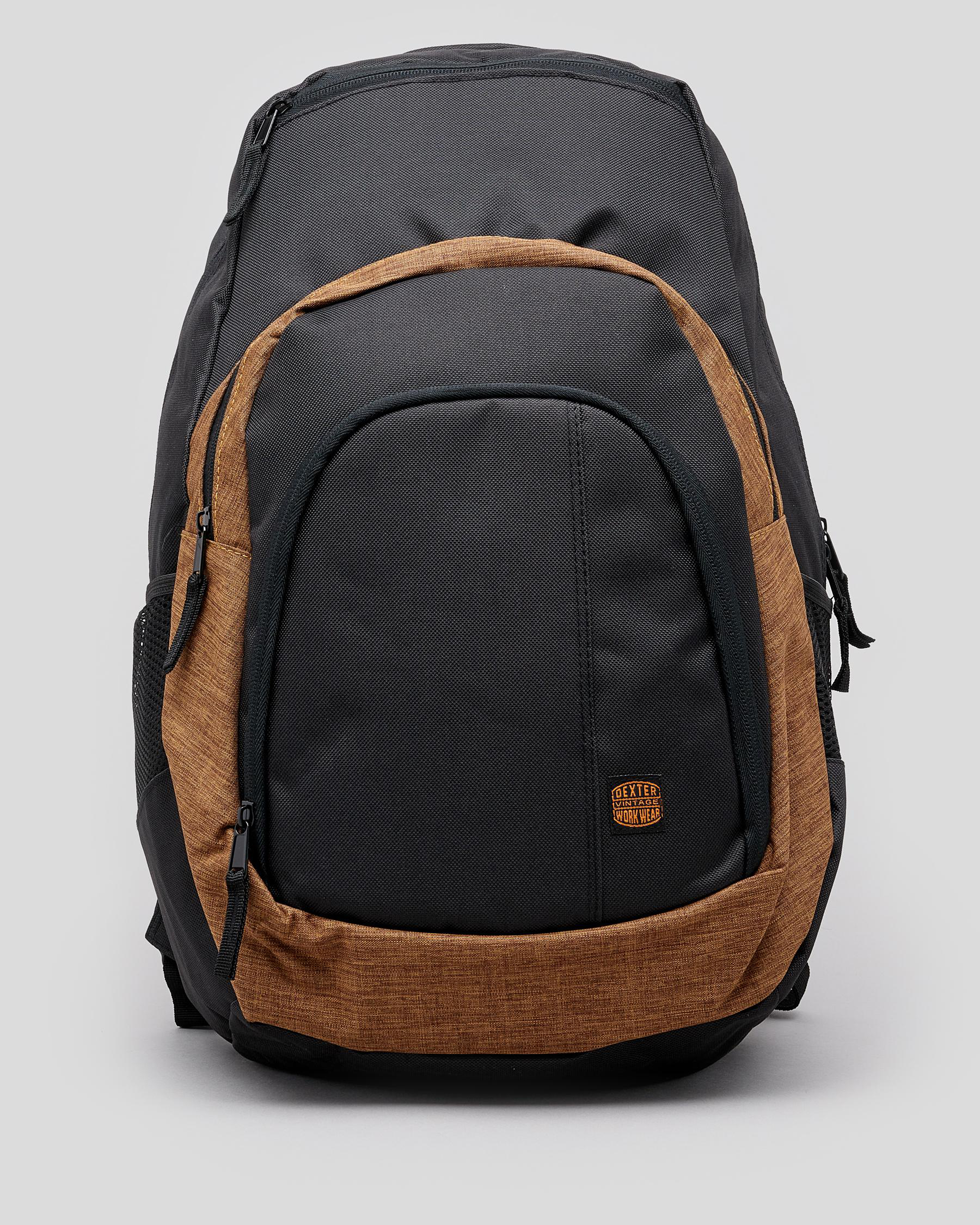 Shop Dexter Forge Backpack In Black/brown - Fast Shipping & Easy ...