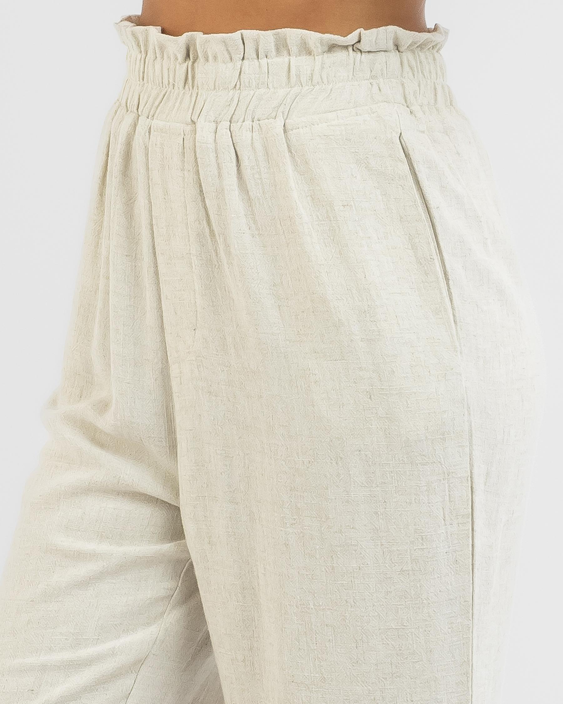 Shop Yours Truly Raven Pants In Natural S+p - Fast Shipping & Easy ...