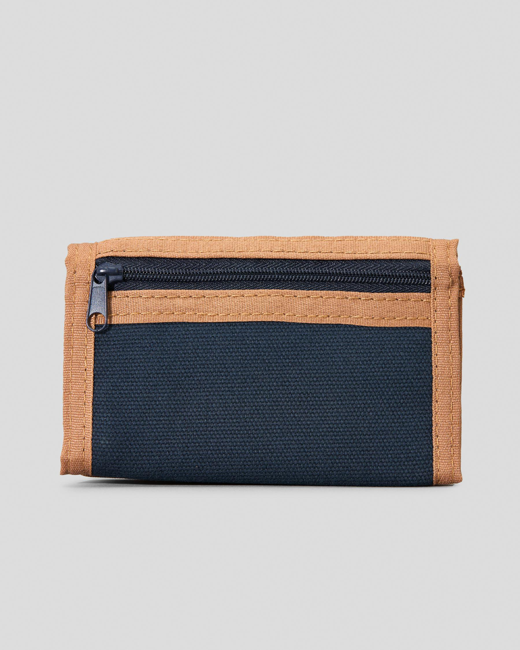 Shop Rusty Blind Turn Tri-Fold Wallet In Navy Blue - Fast Shipping ...