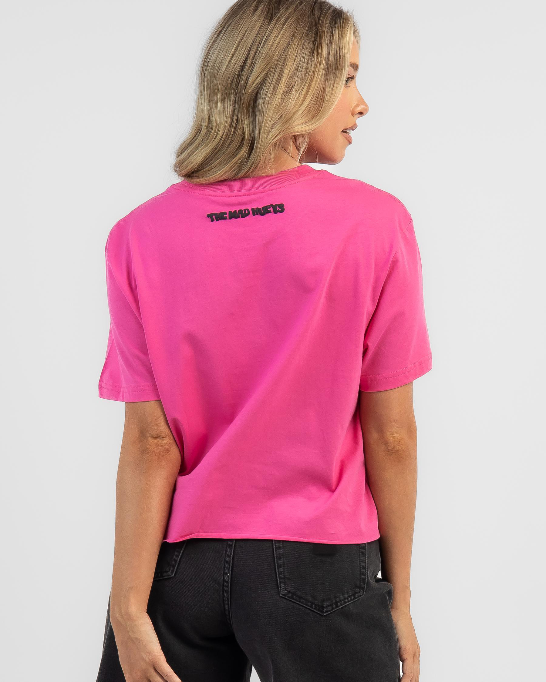 Shop The Mad Hueys Ocean Cocktail T-Shirt In Hot Pink - Fast Shipping ...