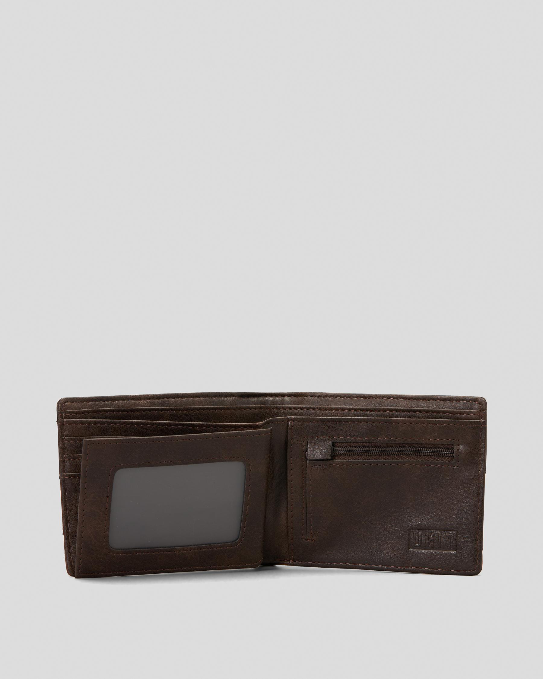 Shop Unit Mack Wallet In Chocolate - Fast Shipping & Easy Returns ...