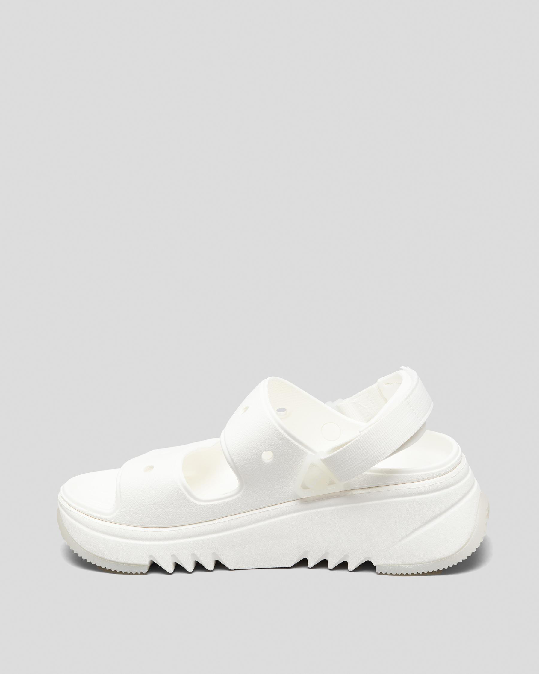 Shop Crocs Classic Hiker Xscape Sandals In White - Fast Shipping & Easy ...