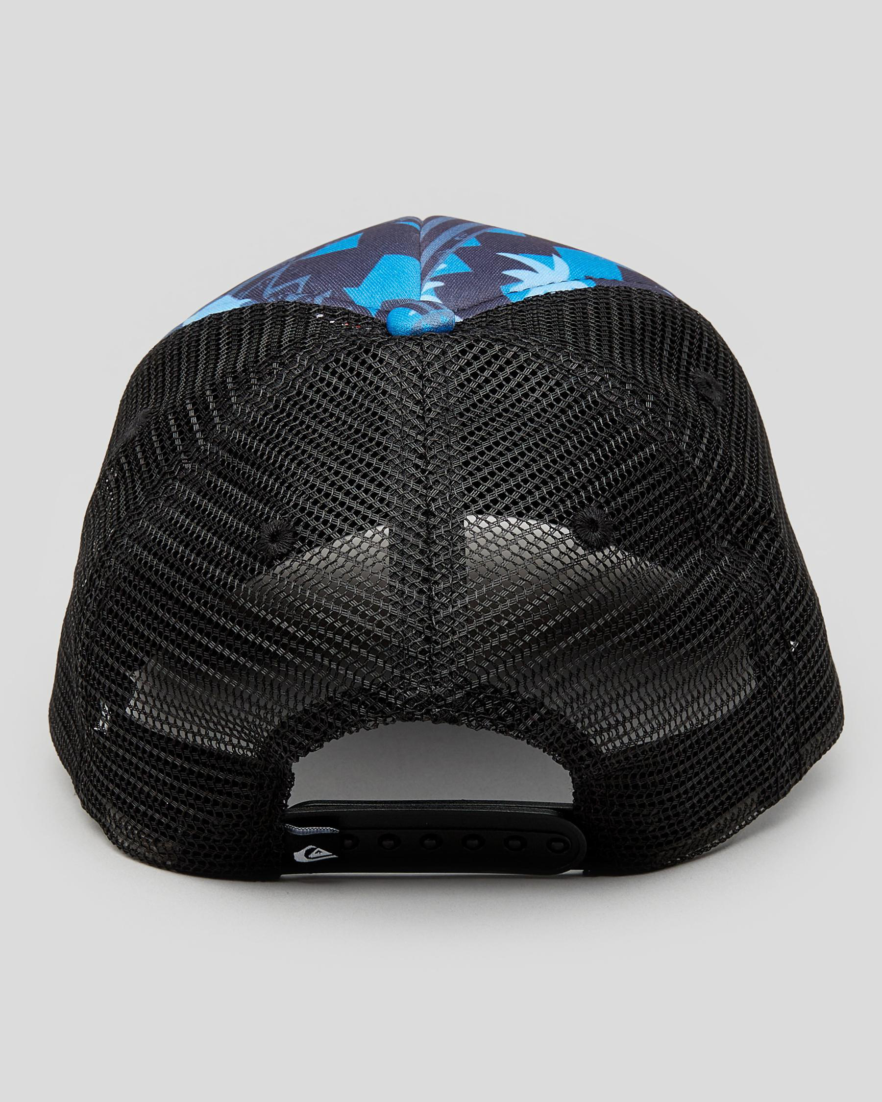 Shop Quiksilver Toddlers' Leash Pull Trucker Cap In Navy Blazer - Fast ...