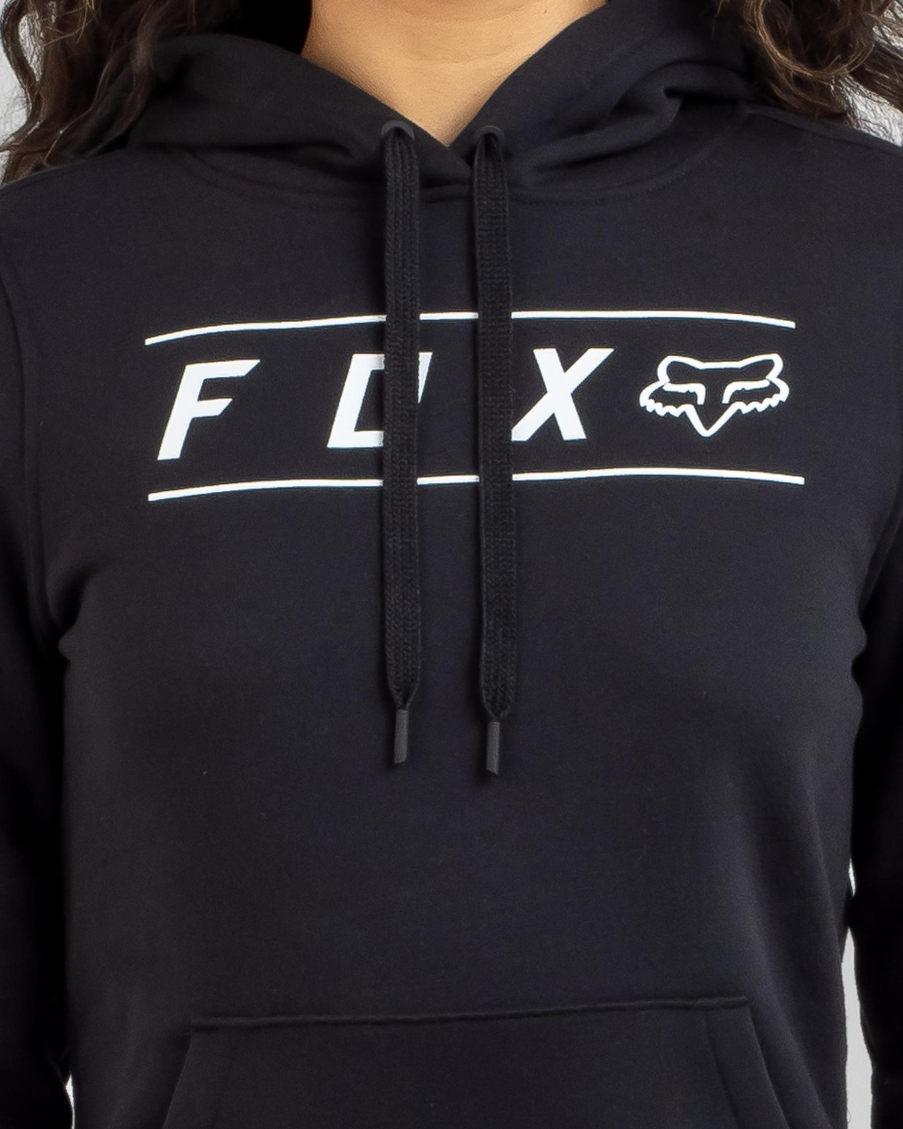 Shop Fox Pinnacle Pullover Fleece Hoodie In Black - Fast Shipping ...
