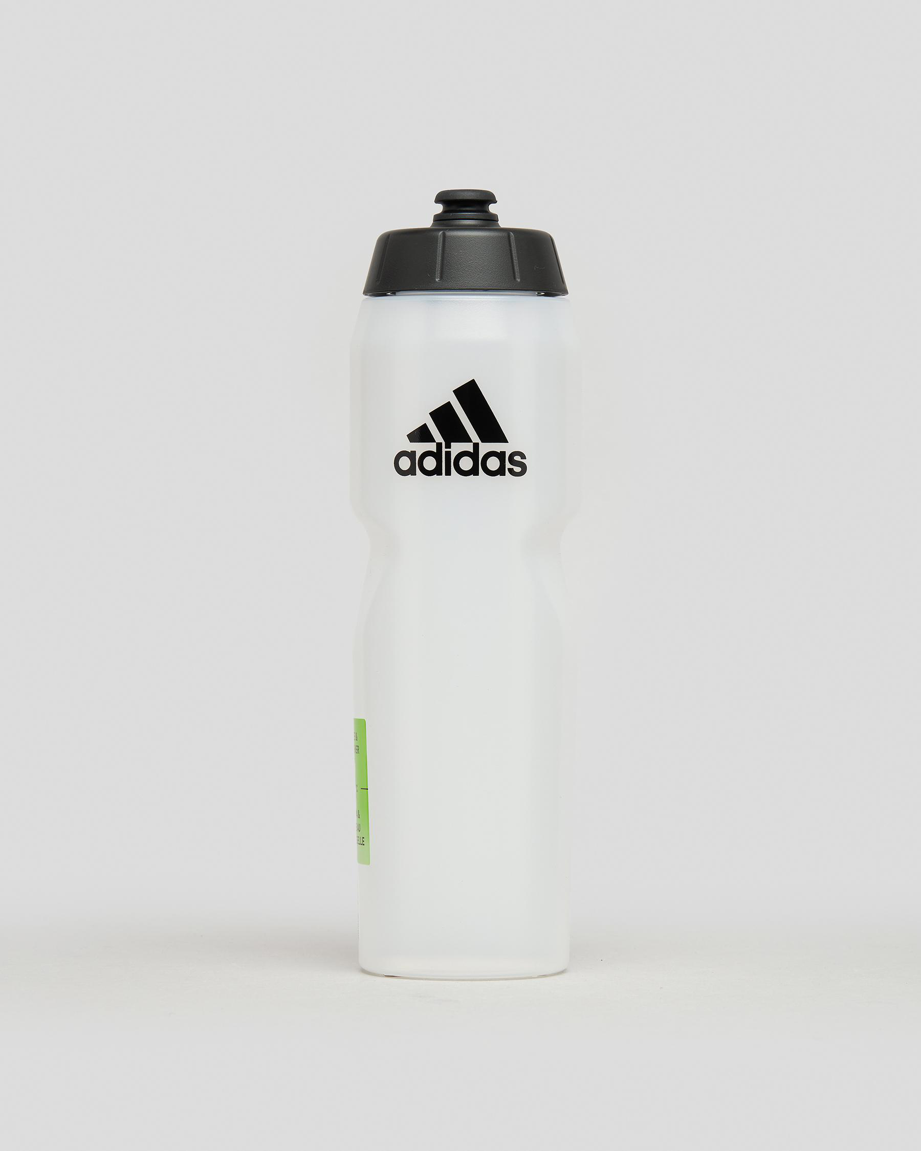 Shop adidas Performance 0.75L Drink Bottle In White/black/black - Fast ...