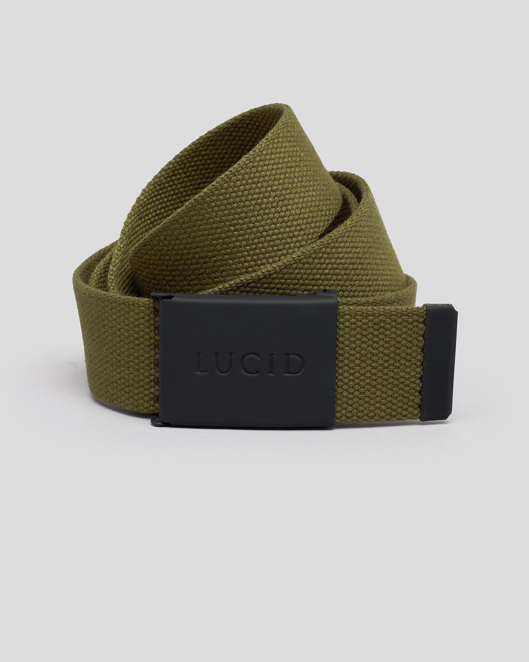 Shop Lucid Viper Web Belt In Olive - Fast Shipping & Easy Returns ...