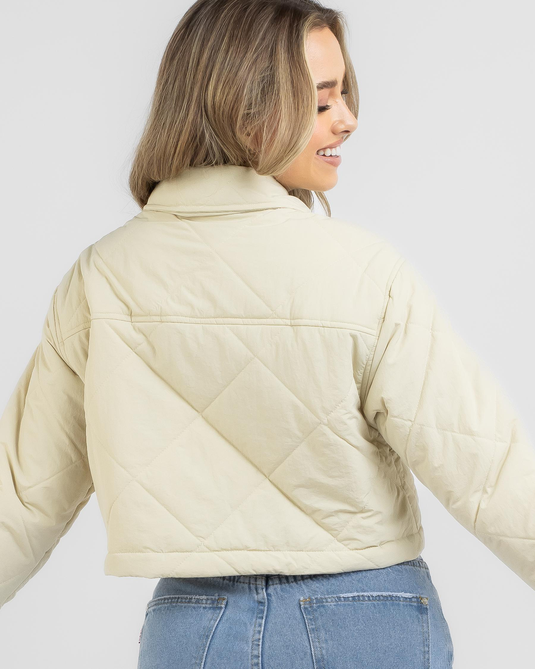 Shop Into Fashions Trinity Jacket In Beige - Fast Shipping & Easy ...