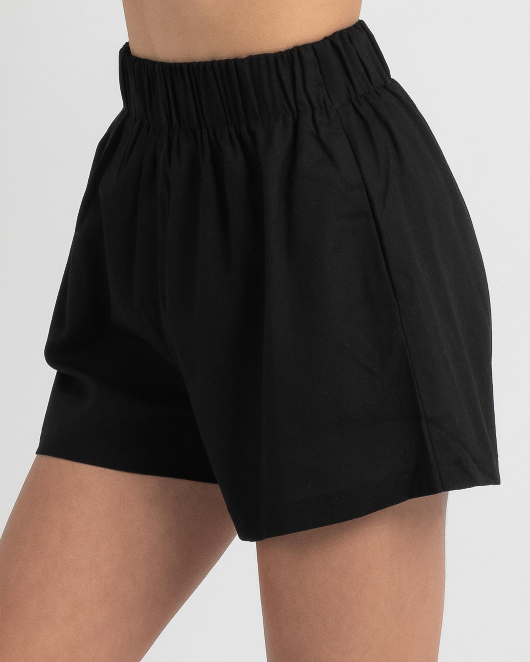 Shop Ava And Ever Suri Shorts In Black - Fast Shipping & Easy Returns ...