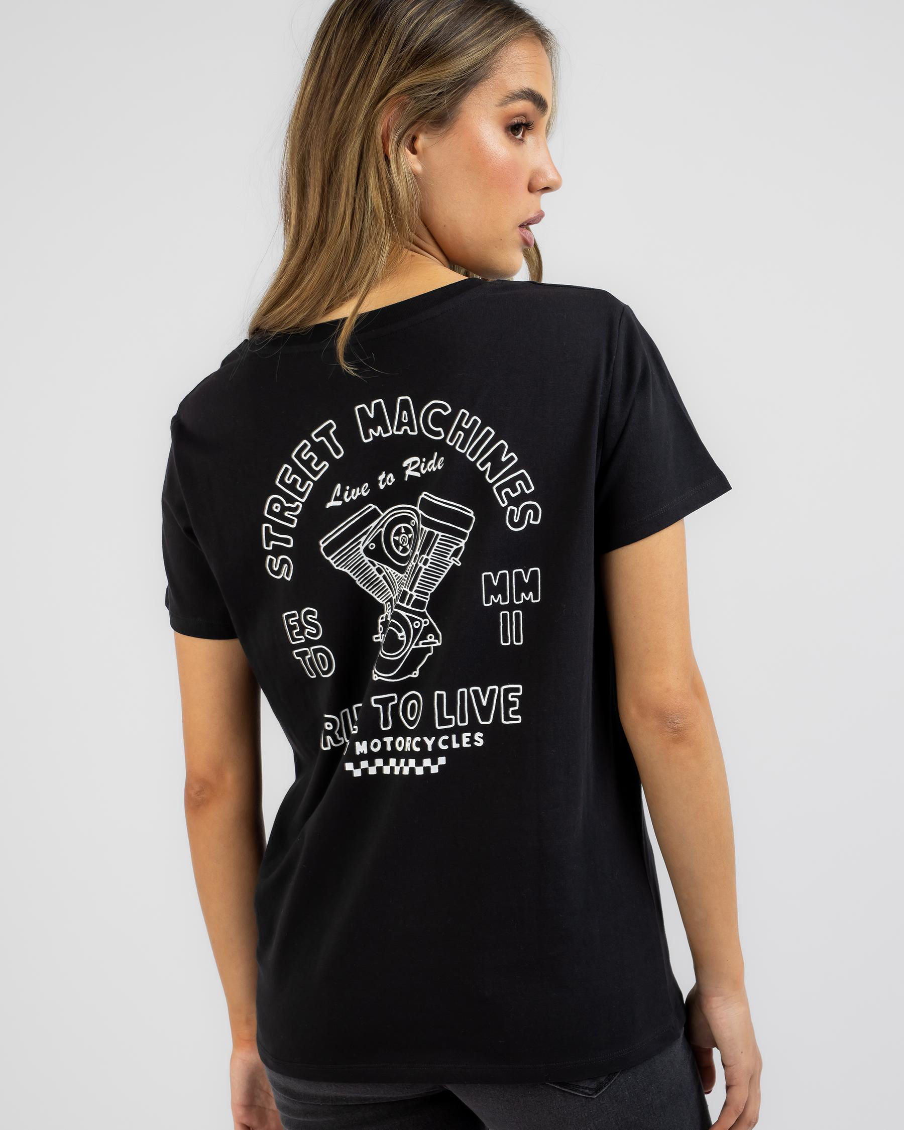 Shop Unit Riders Life T-Shirt In Black - Fast Shipping & Easy Returns ...