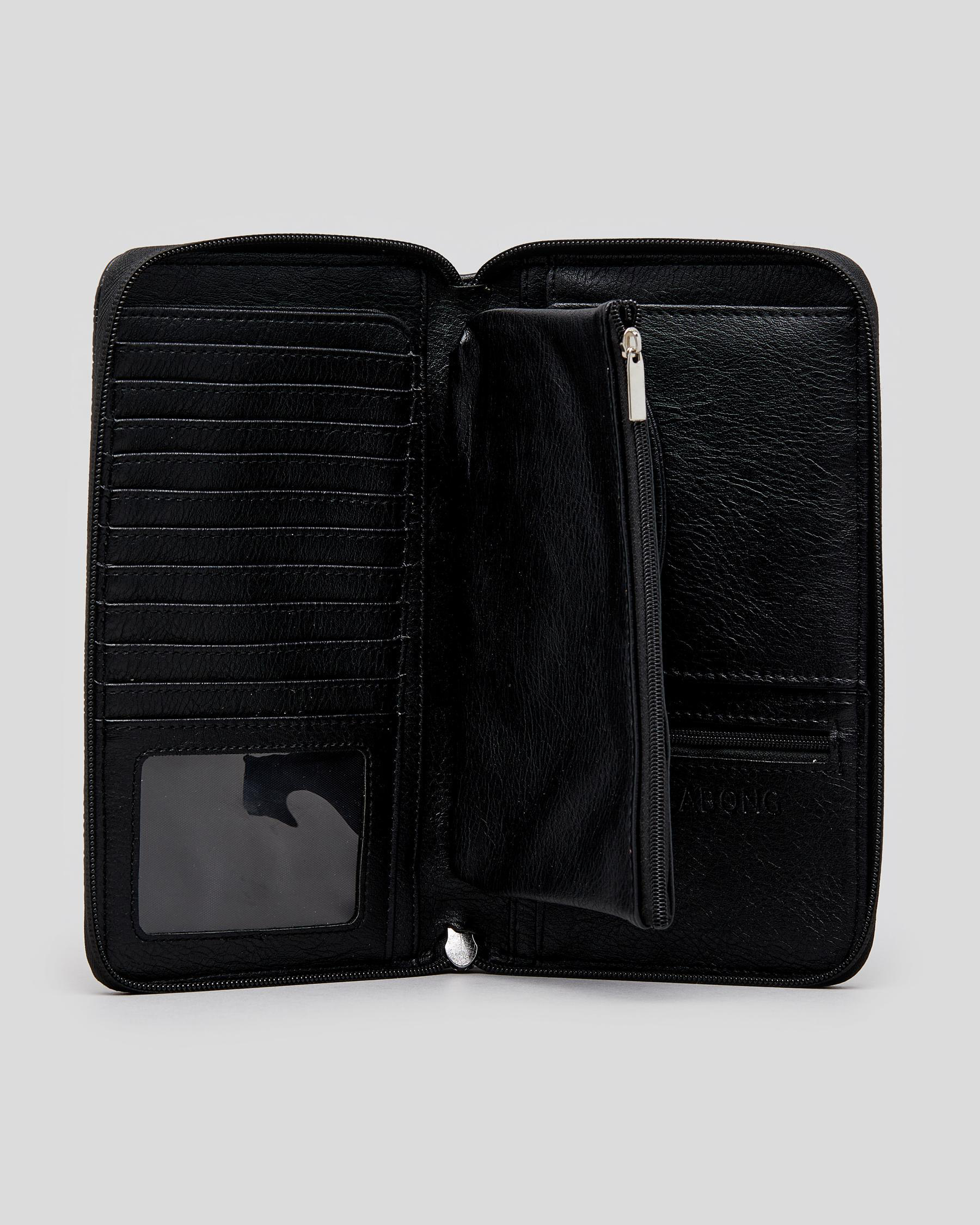 Shop Billabong Dawn Break Travel Wallet In Black - Fast Shipping & Easy ...