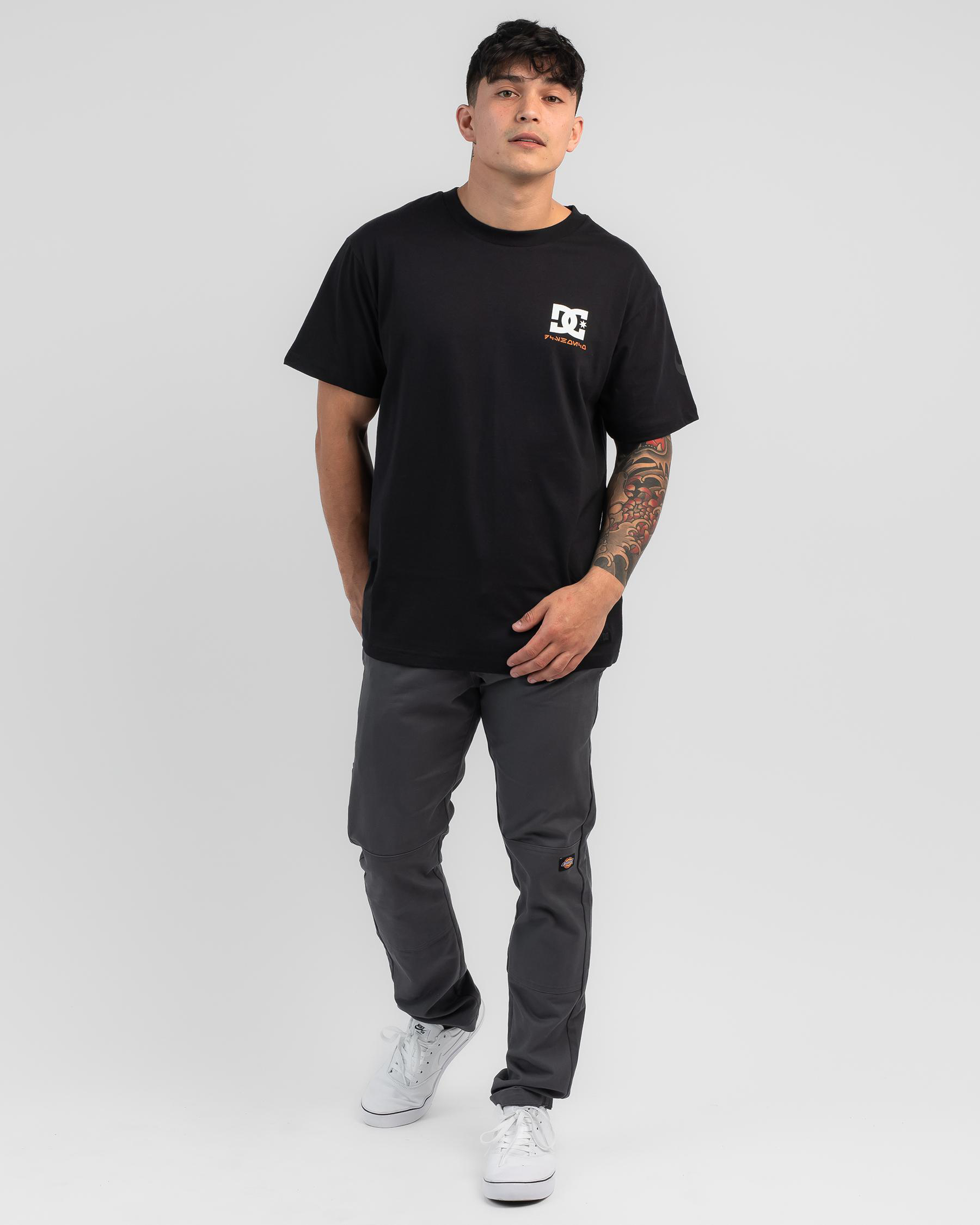 Shop DC Shoes SWDC Luke Class T-Shirt In Black - Fast Shipping & Easy ...