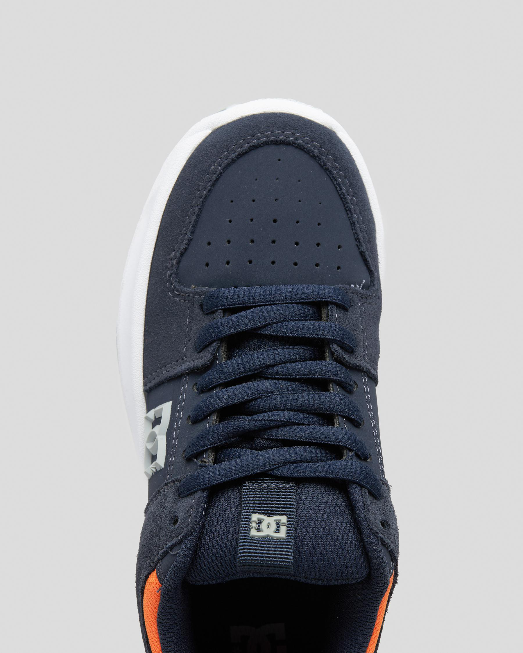 Shop DC Shoes Junior Boys' Lynx Zero Shoes In Grey/orange - Fast ...