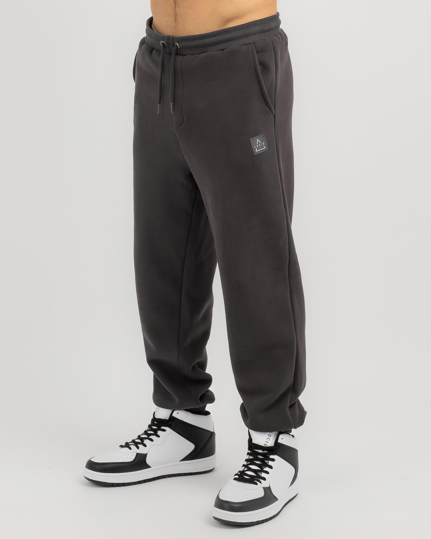 Shop Lucid Amplified Track Pants In Charcoal - Fast Shipping & Easy ...