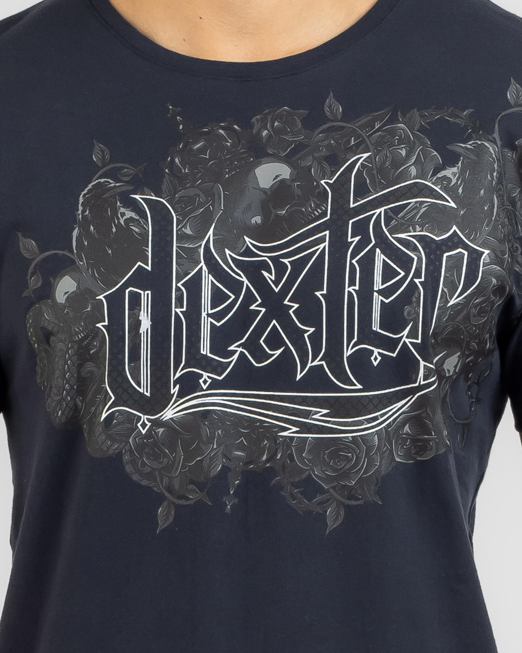 Shop Dexter Adapt T-Shirt In Navy Overdye - Fast Shipping & Easy ...