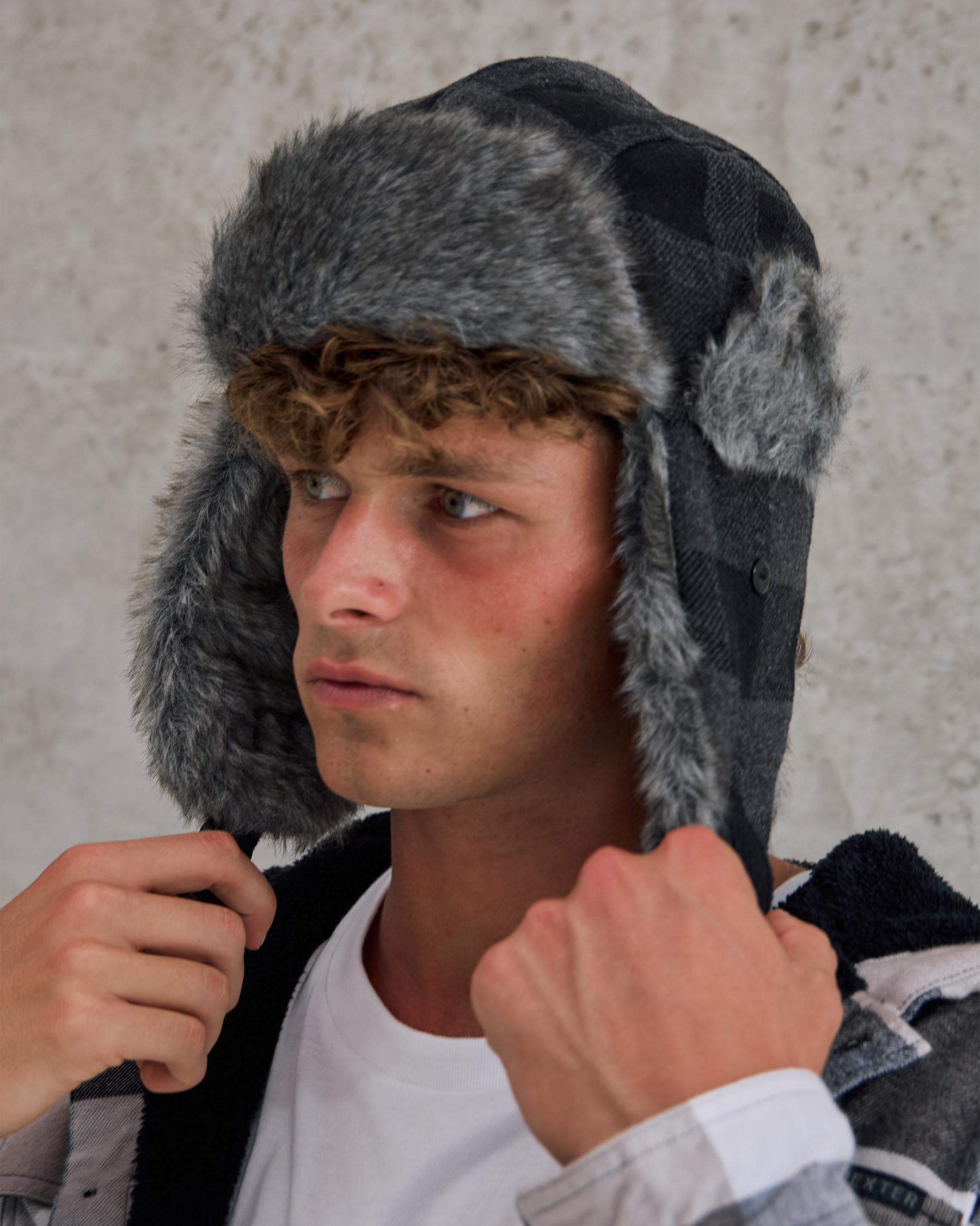 Dexter Spotter Trapper Hat In Black/grey - FREE* Shipping & Easy ...