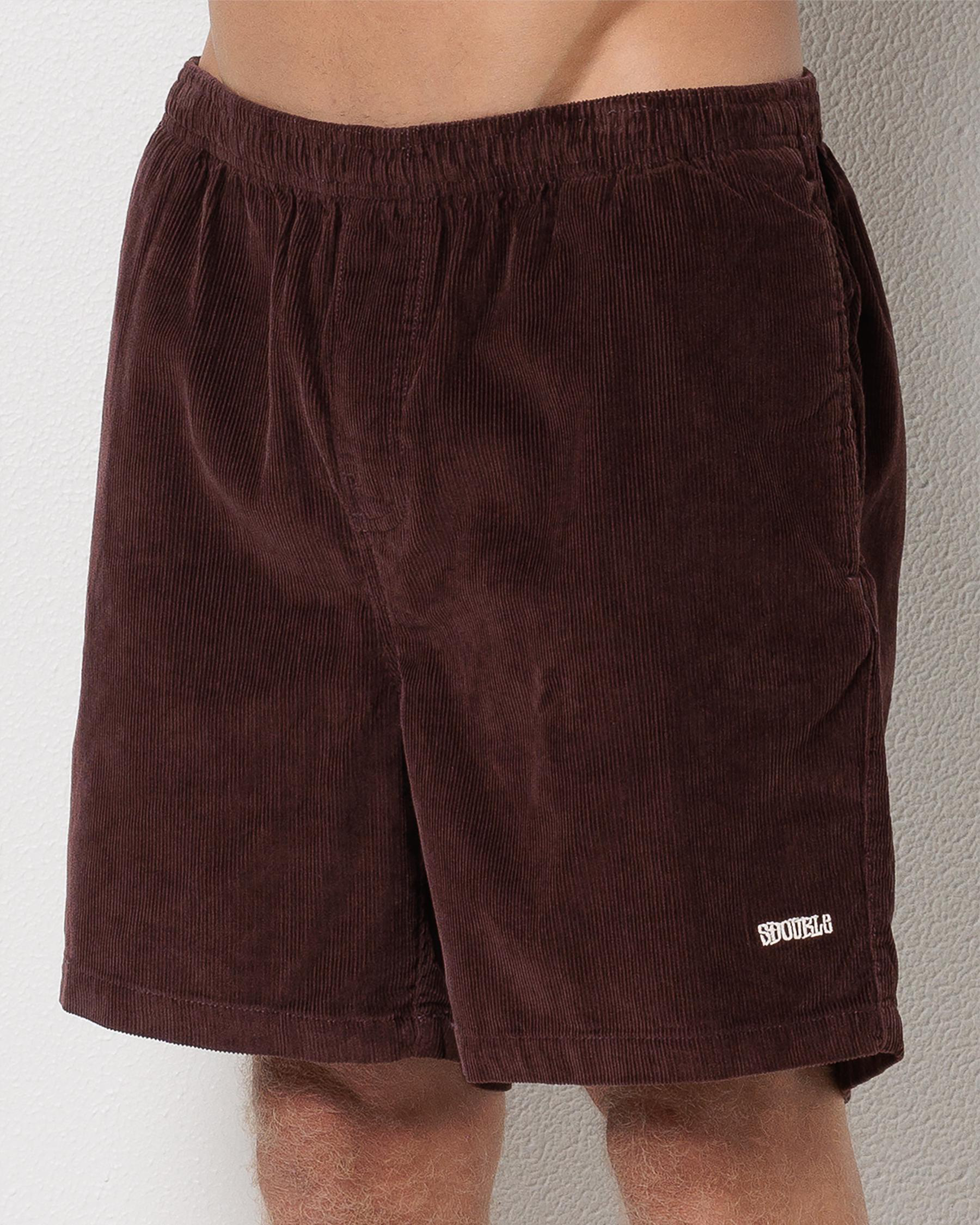S-Double Cord Coast Shorts In Merlot - FREE* Shipping & Easy Returns ...