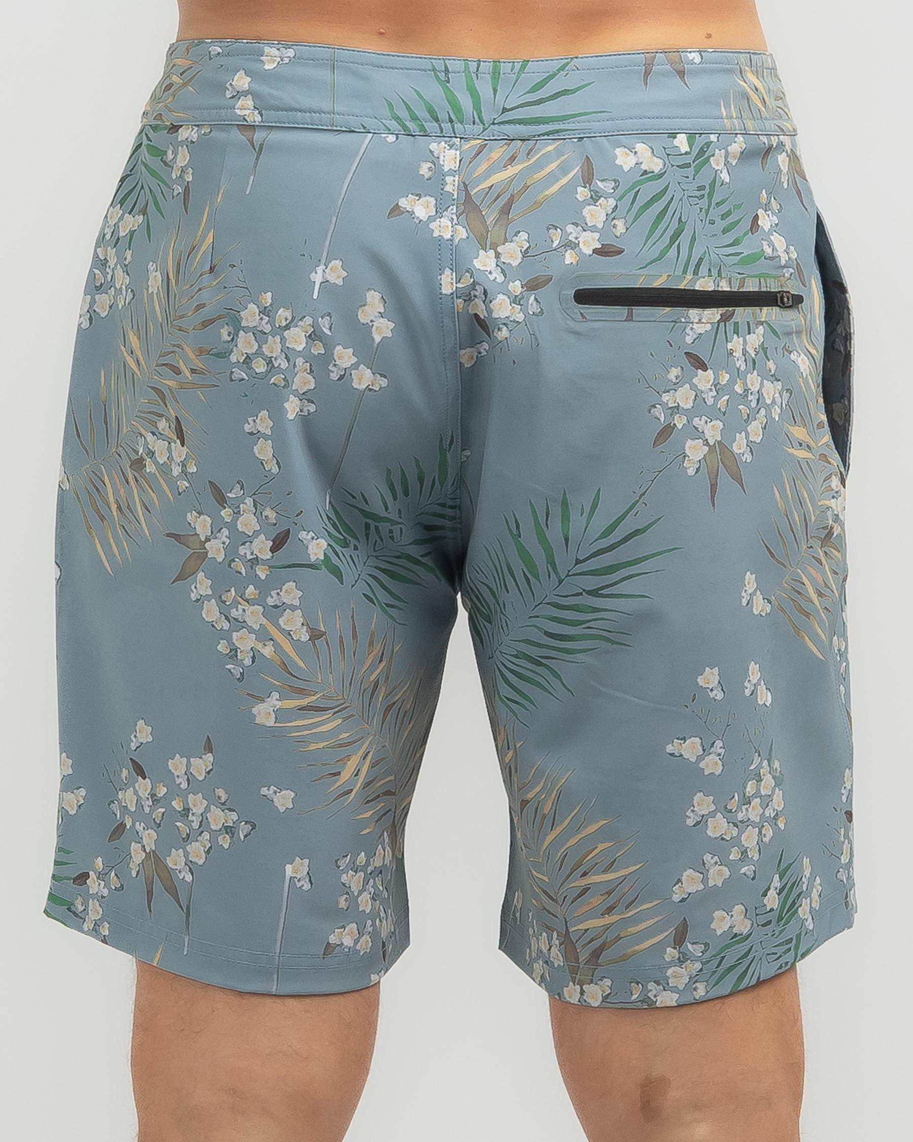 Shop Rusty Peking Board Shorts In Ash Blue - Fast Shipping & Easy ...