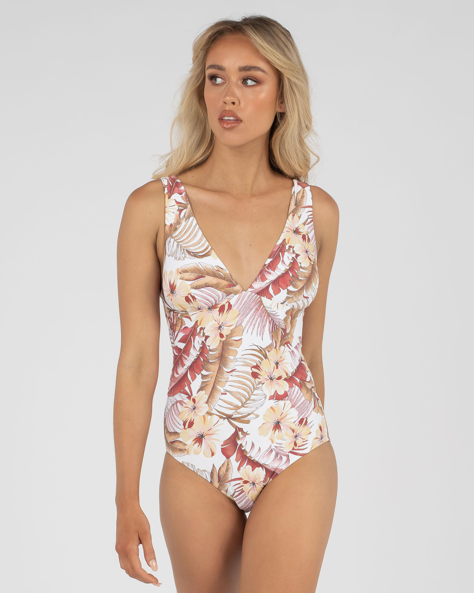 Shop Rip Curl Leilani One Piece Swimsuit In White - Fast Shipping & Easy Returns - City Beach ...