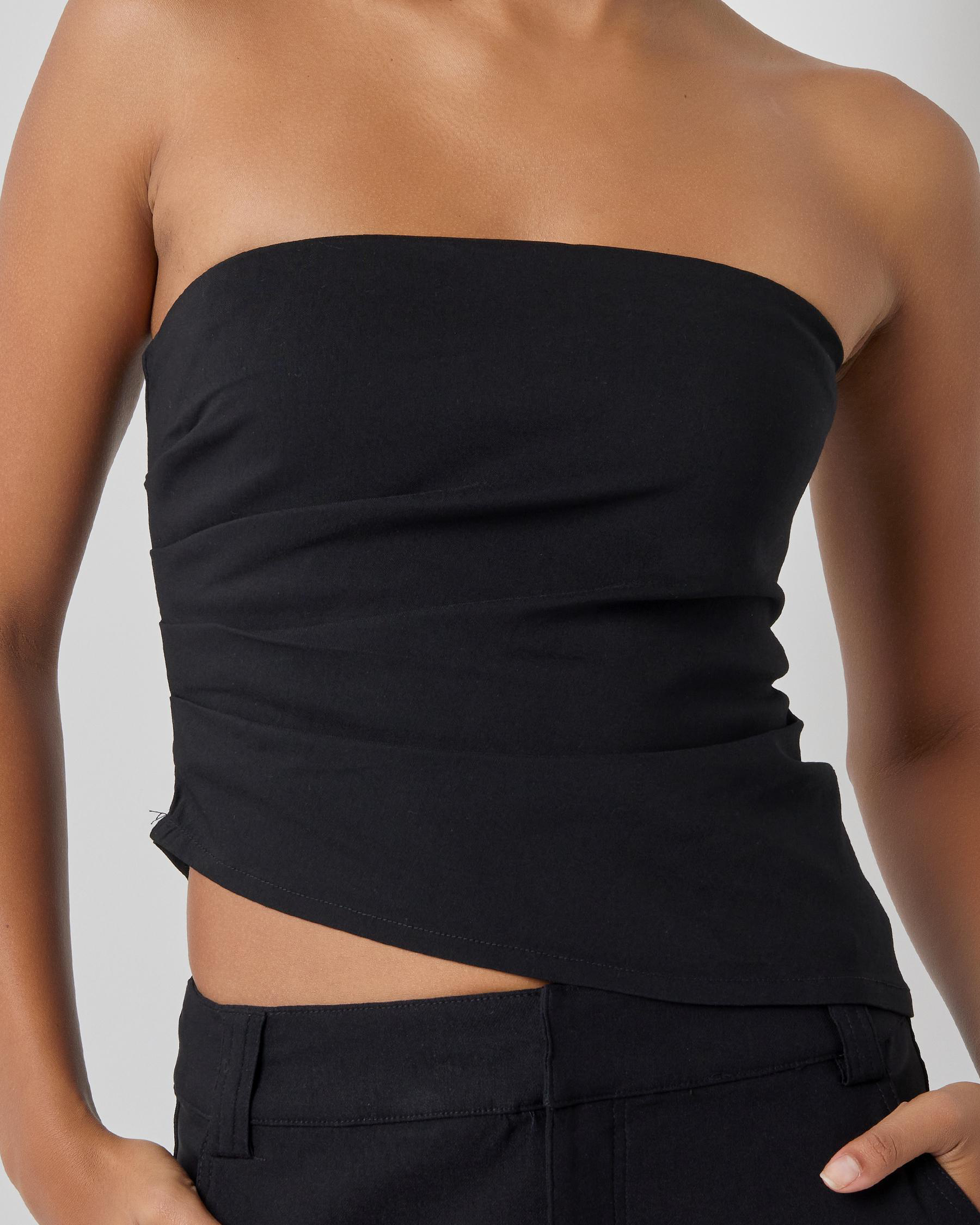 Shop Alive Girl Rubi Tube Top In Black - Fast Shipping & Easy Returns ...