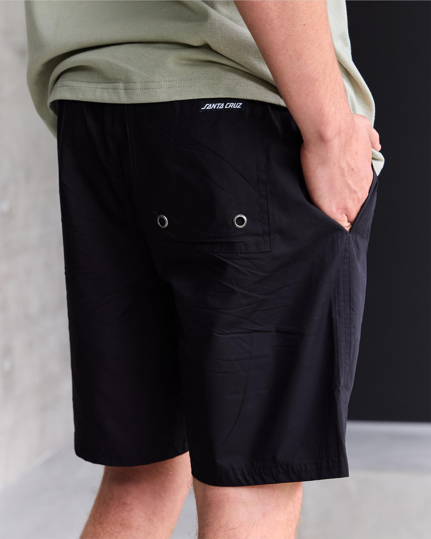 Shop Santa Cruz MFG Dot Cruzier Solid Shorts In Black - Fast Shipping ...