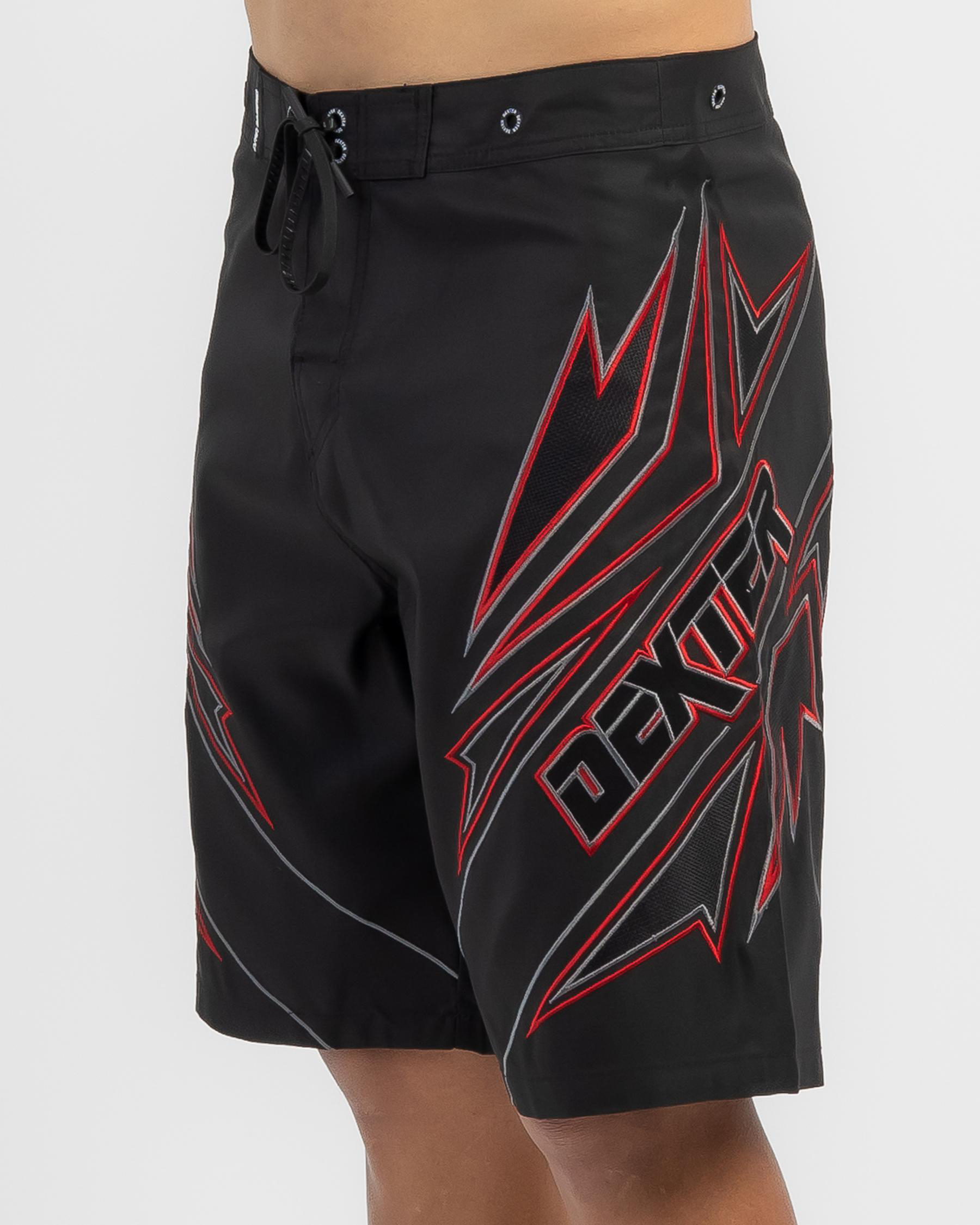 Shop Dexter Xcross Board Shorts In Black/red - Fast Shipping & Easy ...