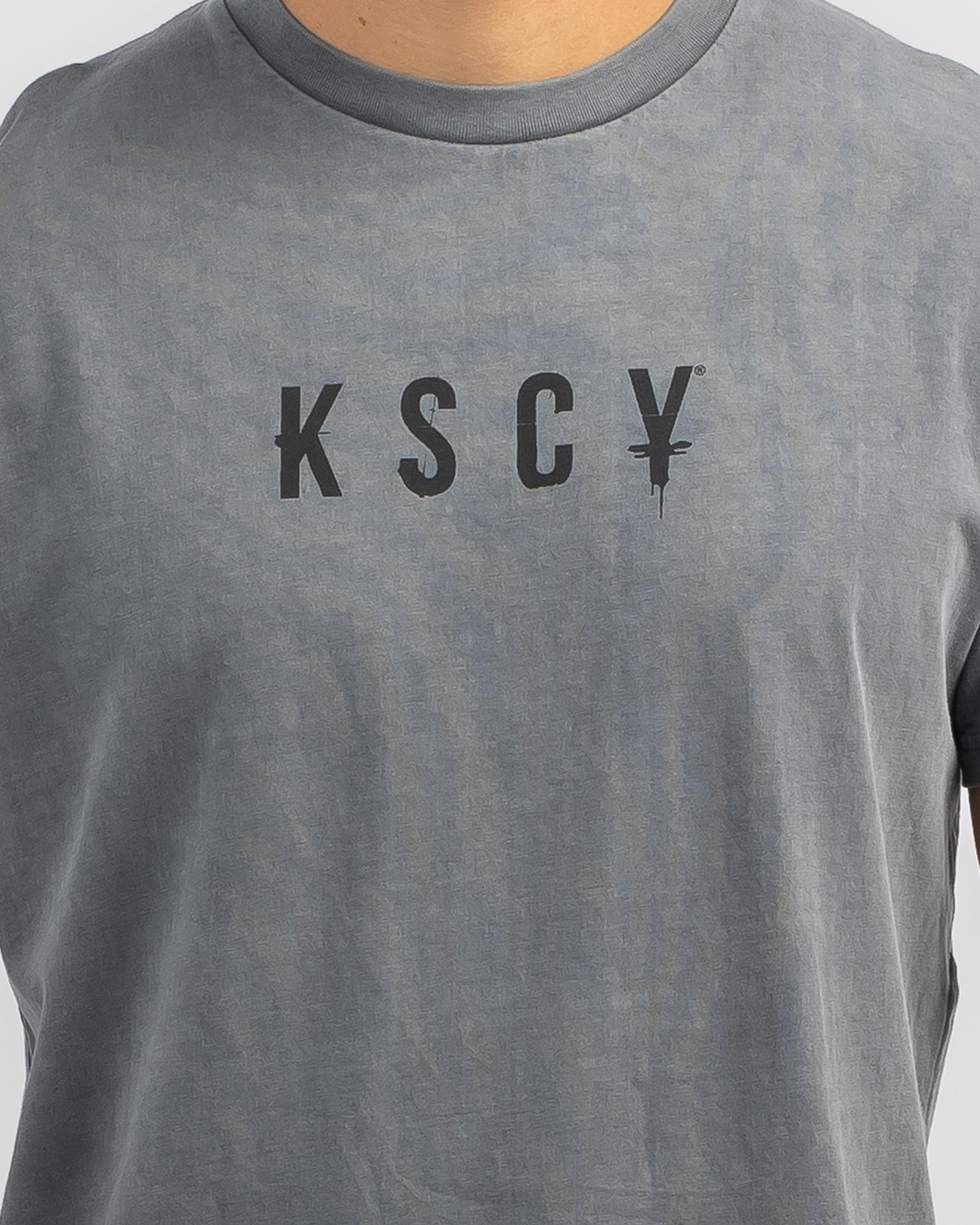 Shop Kiss Chacey Echoes Relaxed Fit T-Shirt In Pigment Asphalt - Fast ...