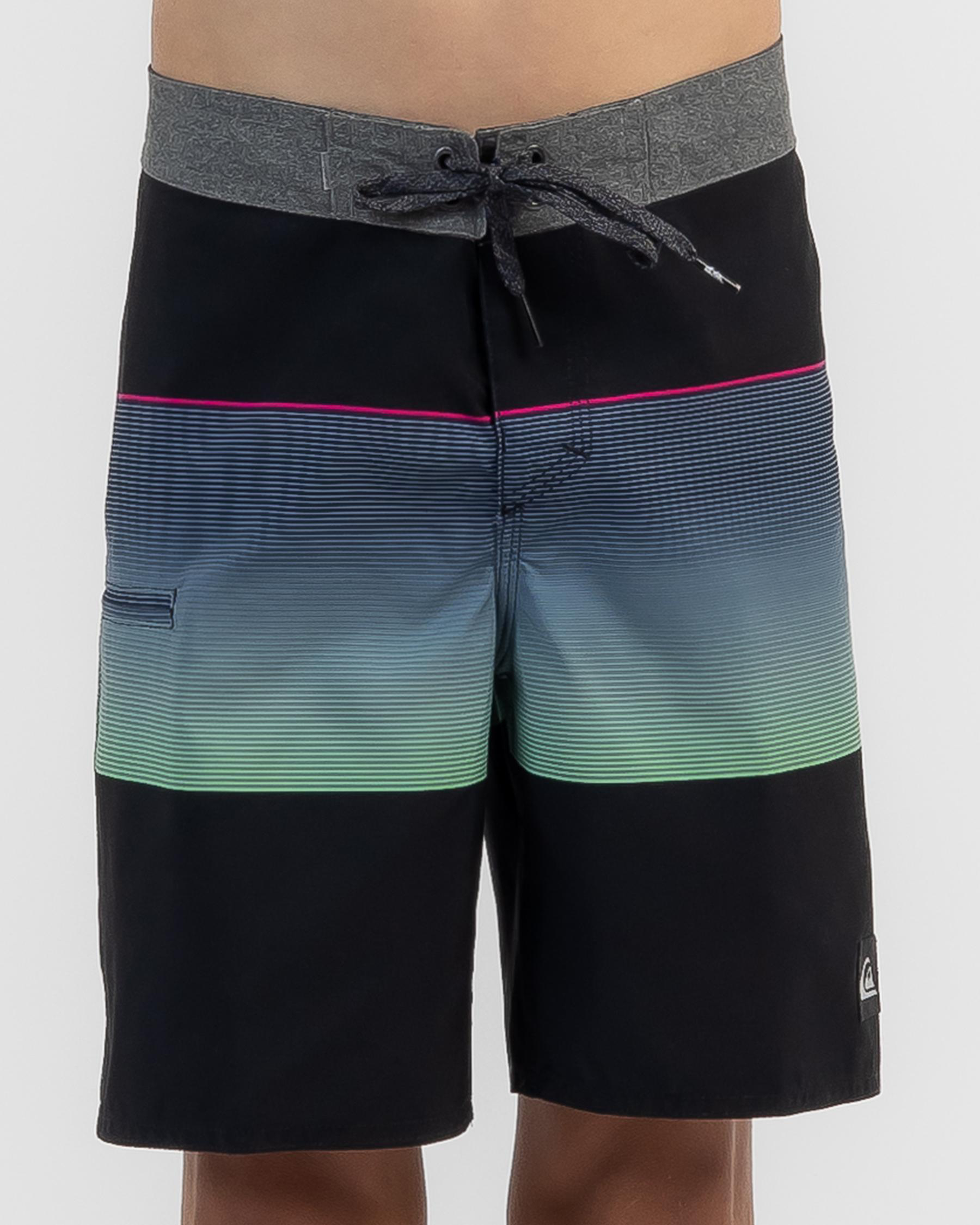 Shop Quiksilver Boys' Everyday Slab Board Shorts In Black - Fast ...