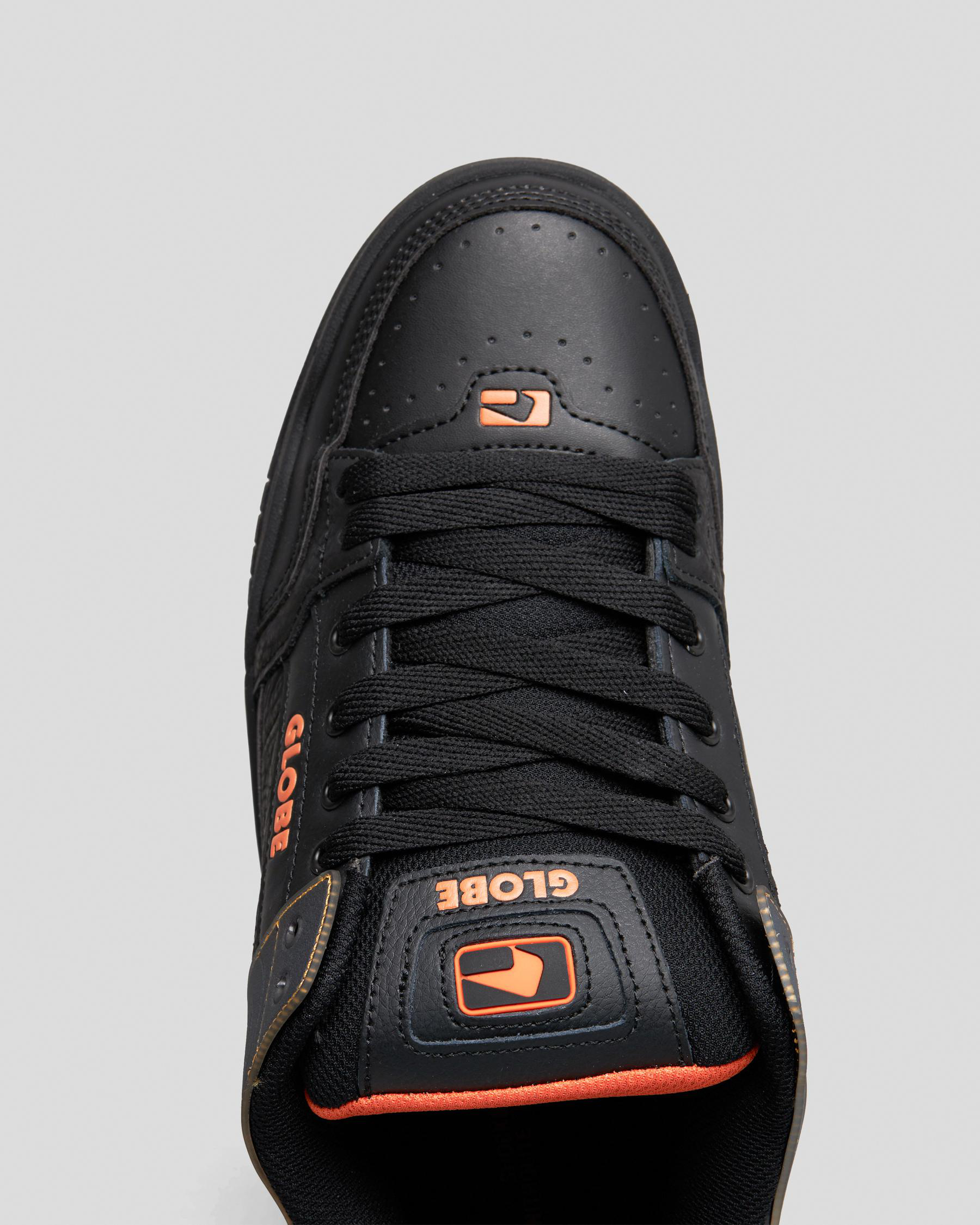 Shop Globe Tilt Shoes In Black/orange Fade - Fast Shipping & Easy ...