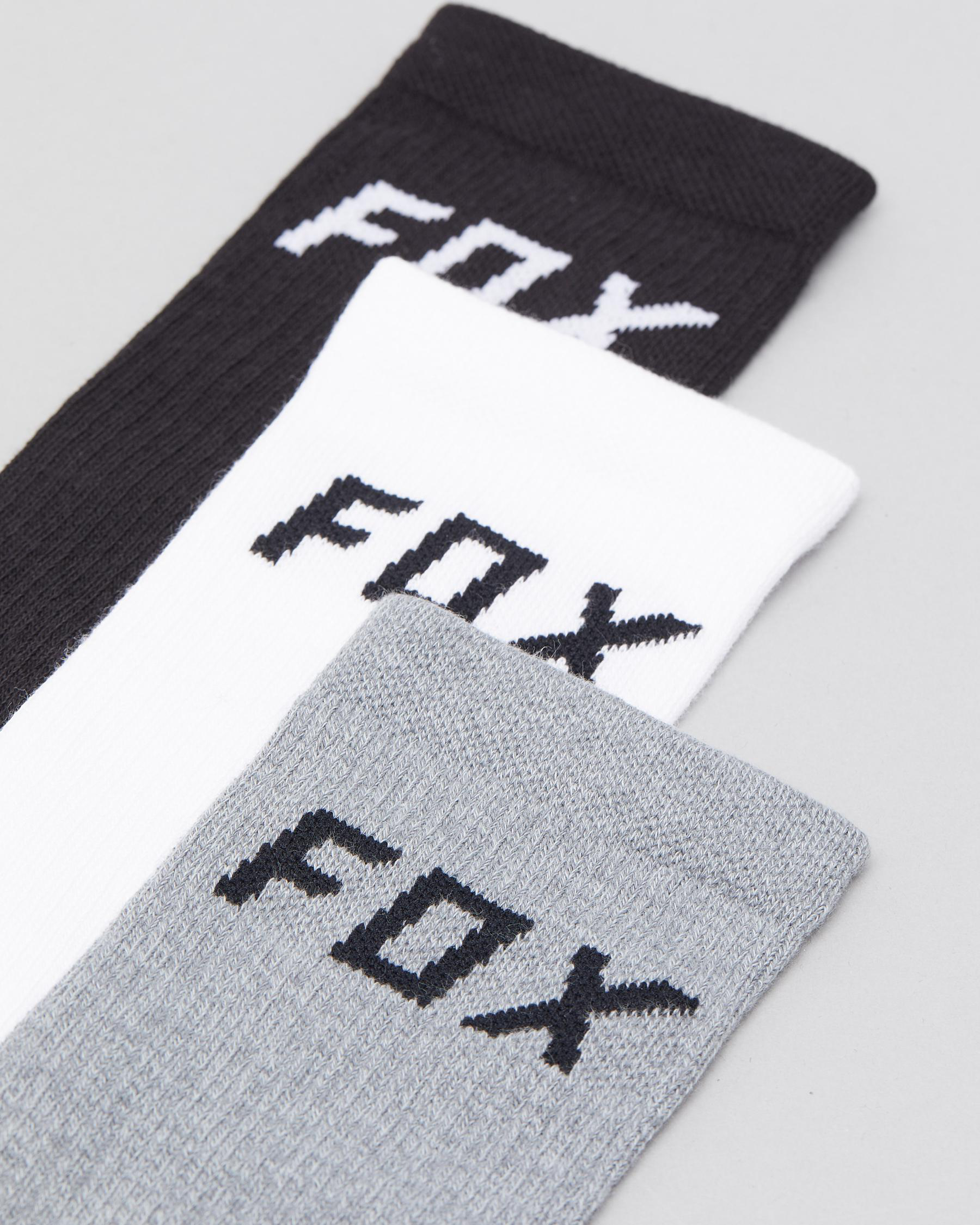 Shop Fox Crew Socks 3 Pack In Misc - Fast Shipping & Easy Returns ...