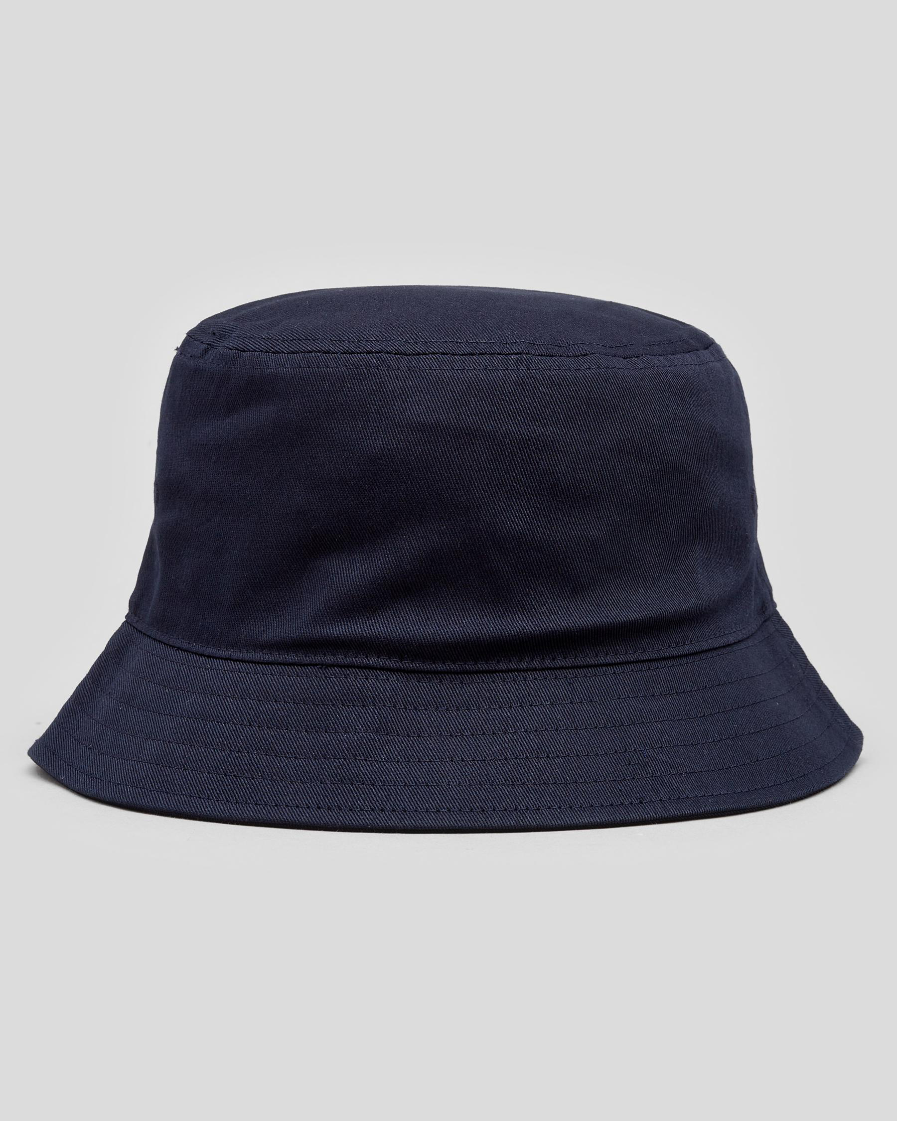Shop Tommy Hilfiger Flag Bucket hat In Desert Sky - Fast Shipping ...