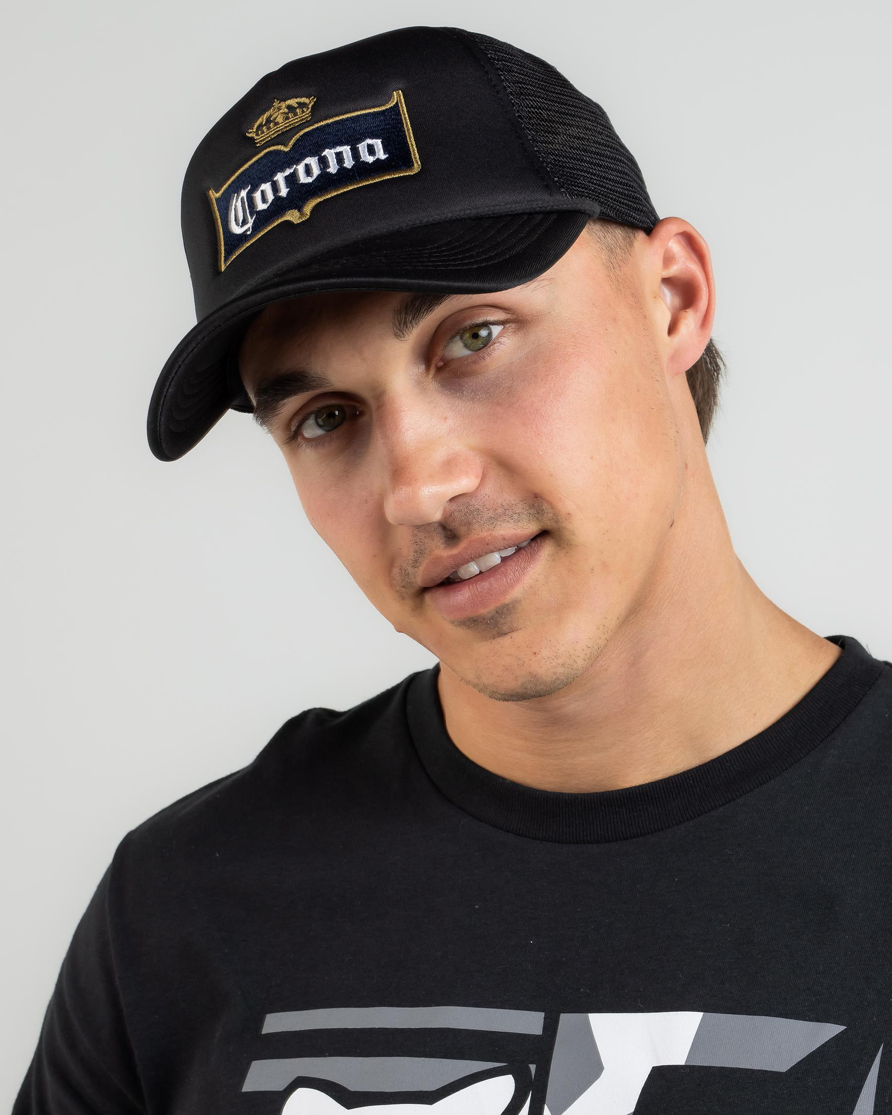 Shop Kustom Corona Scroll Trucker Cap In Black - Fast Shipping & Easy Returns - City Beach Australia